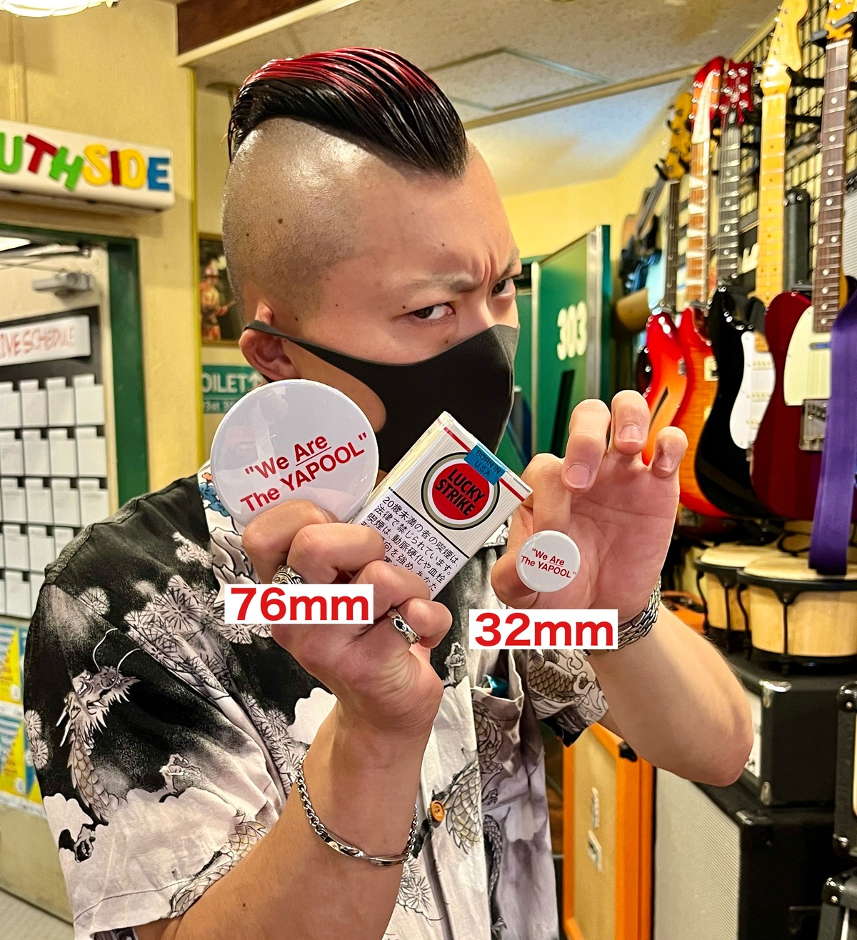 32mm『We "Are" The YAPOOL』缶バッチ | YAPOOL SHOP