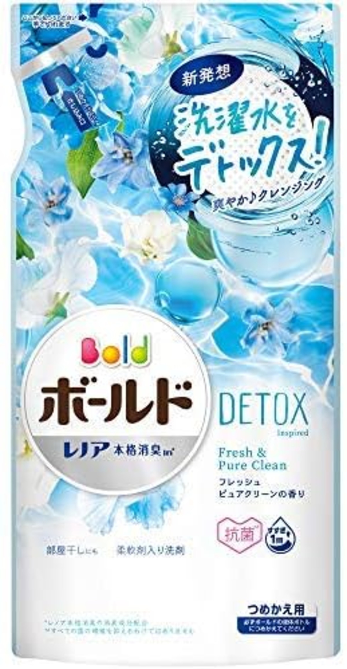 ボールド 洗濯洗剤 液体 洗濯水をデトックス フレッシュピュアクリーン 詰め替え 600g × 2個セット | hero01