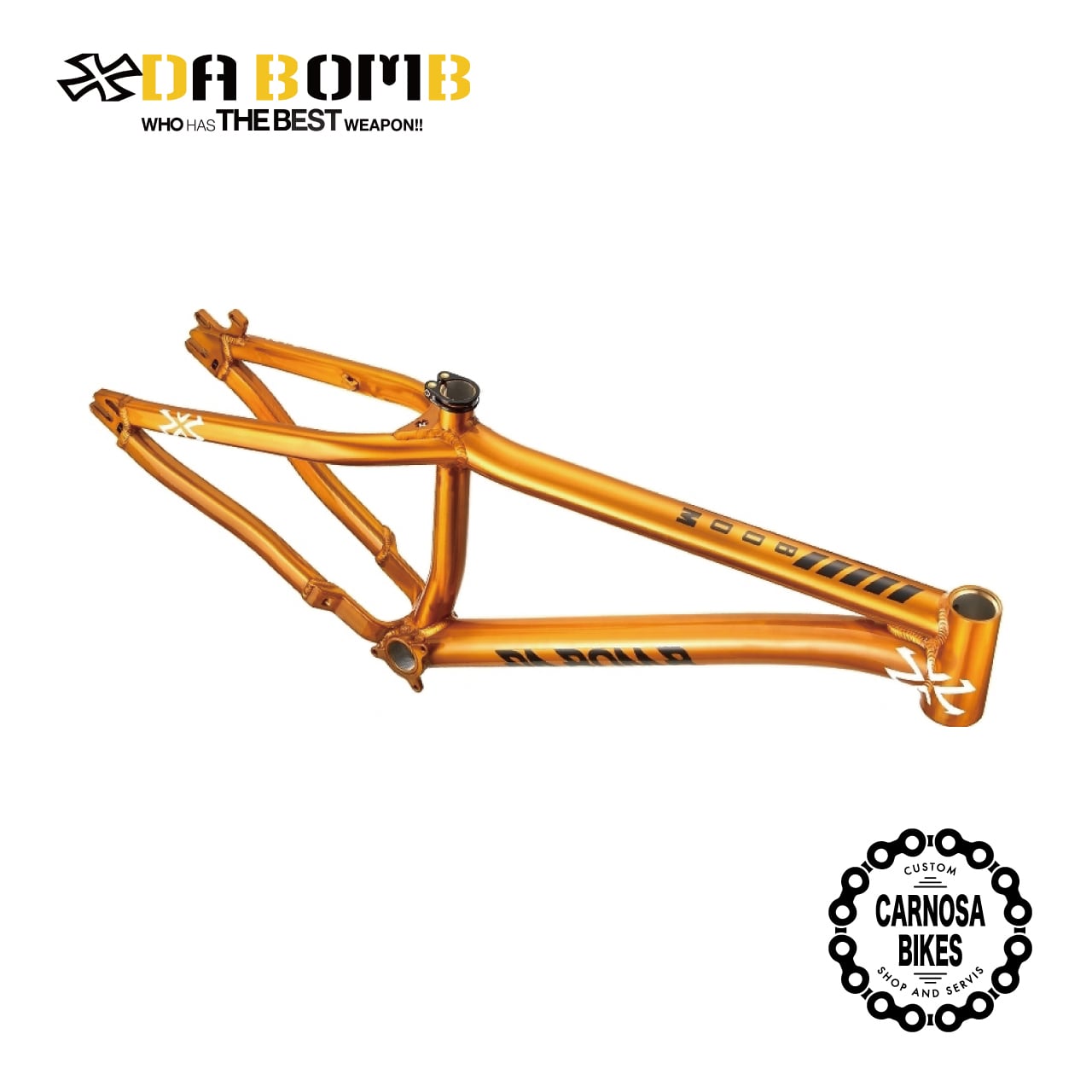 【DA BOMB】Sonic Boom [ソニックブーム] MTBフレーム 26インチ Amber | 【CARNOSA BIKES ...