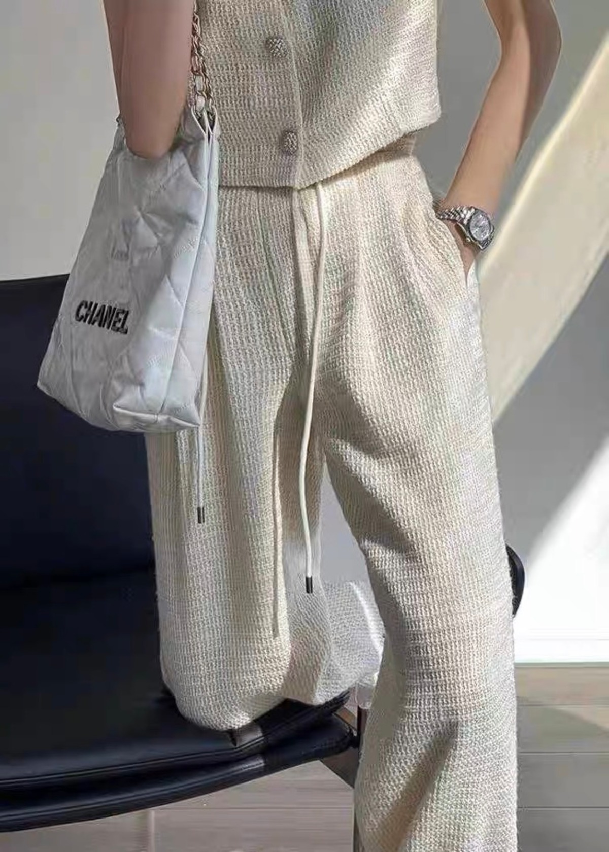 summer knit set up | CRÉAGE