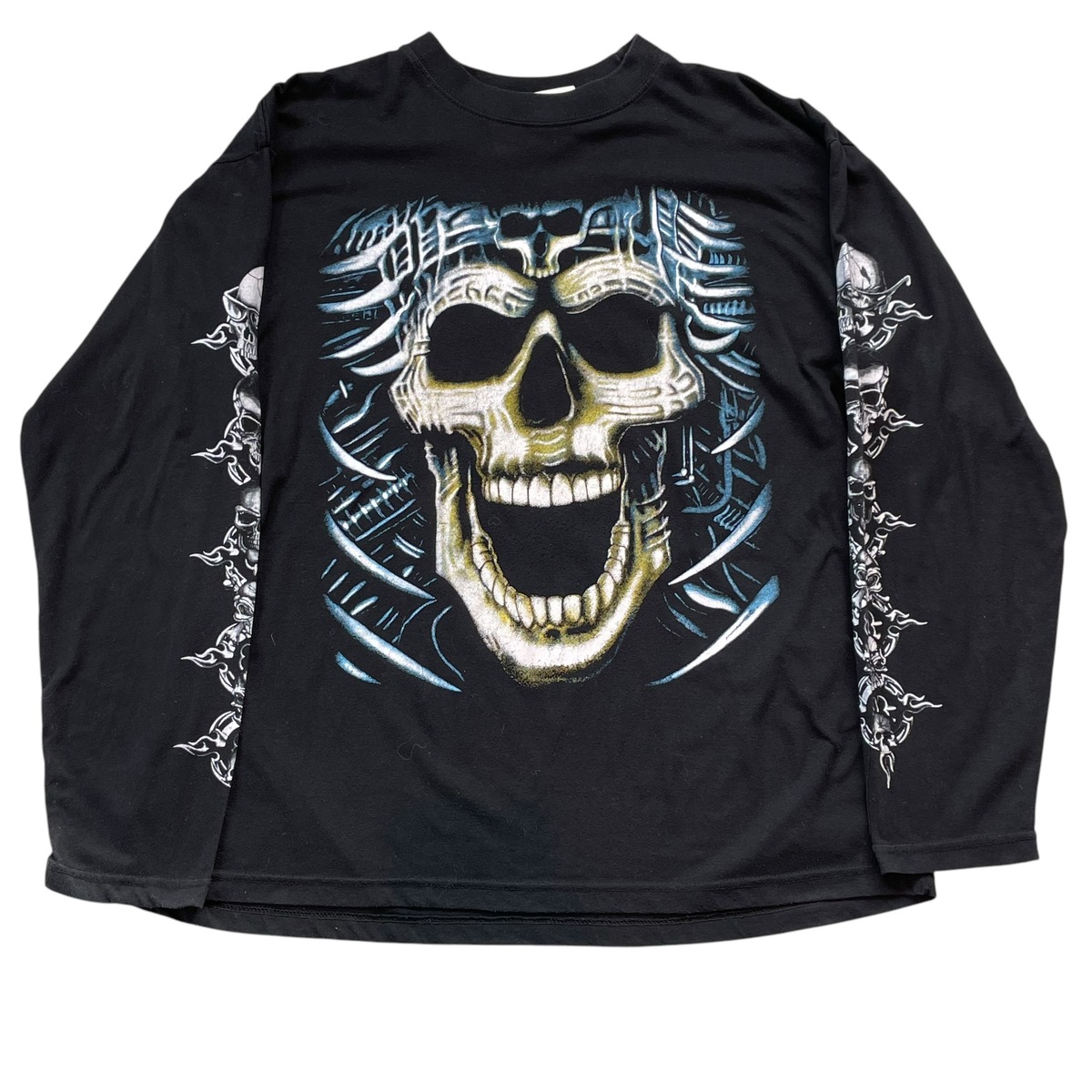 90s skull L/S T-shirt | What’z up