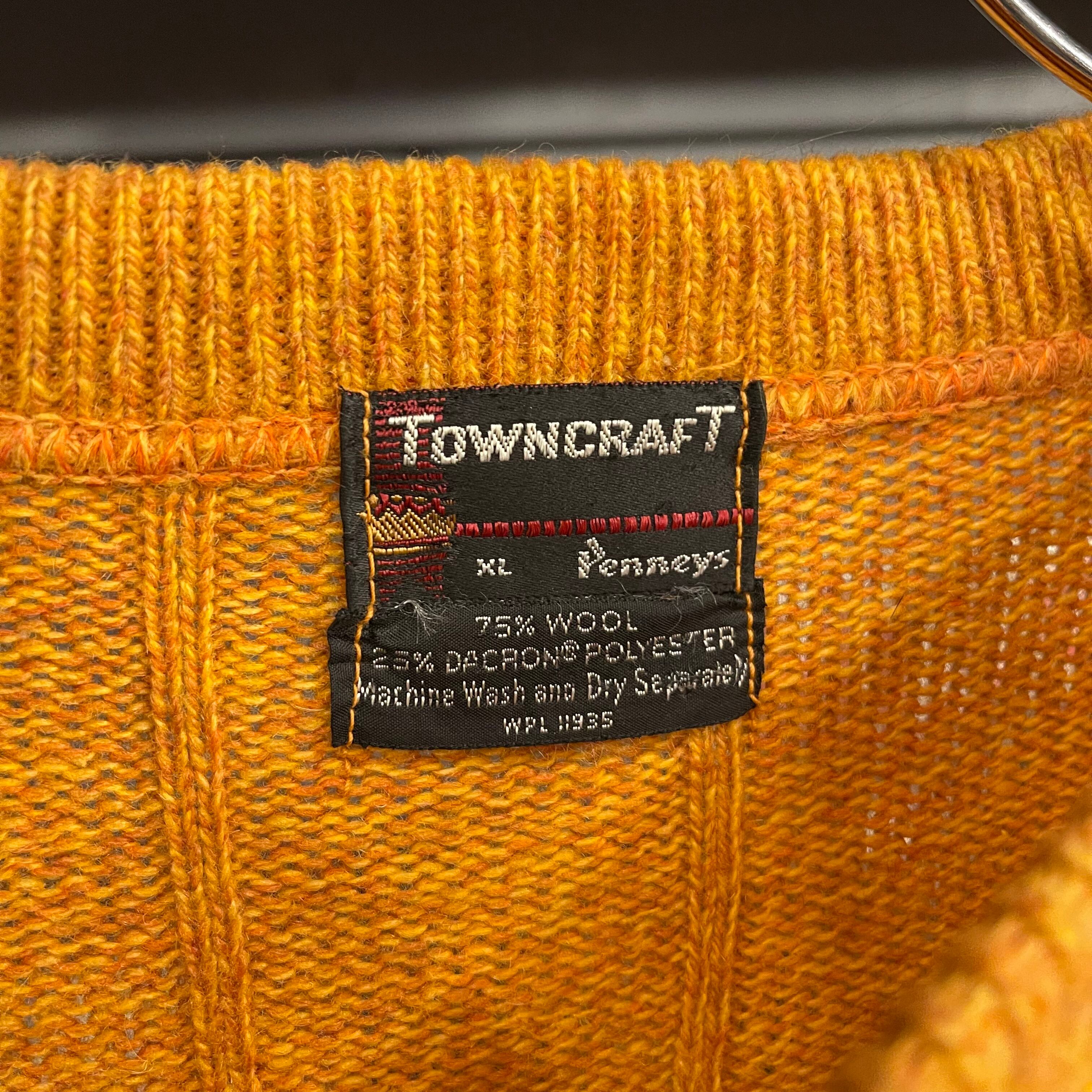 70s Towncraft Wool Knit Sweater | VOSTOK