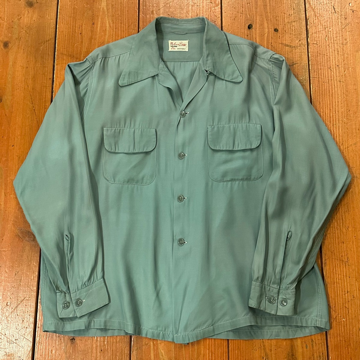 50's "Nelson Paige" Open Coller Shirts | Pigsty Harajuku