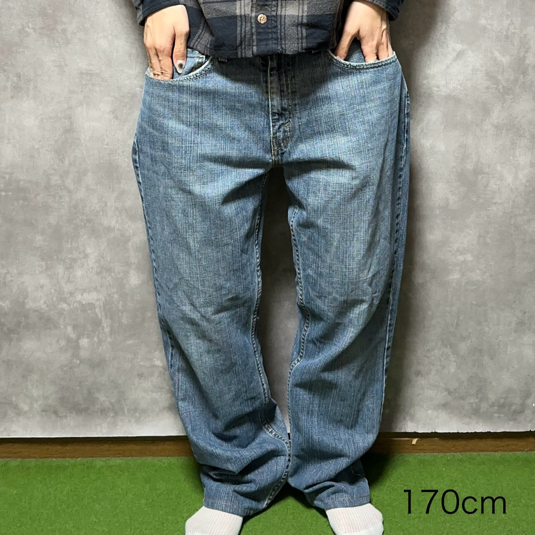 【W34×L32】Levi's559 デニムパンツ 革パッチ | 古着屋OLDGREEN