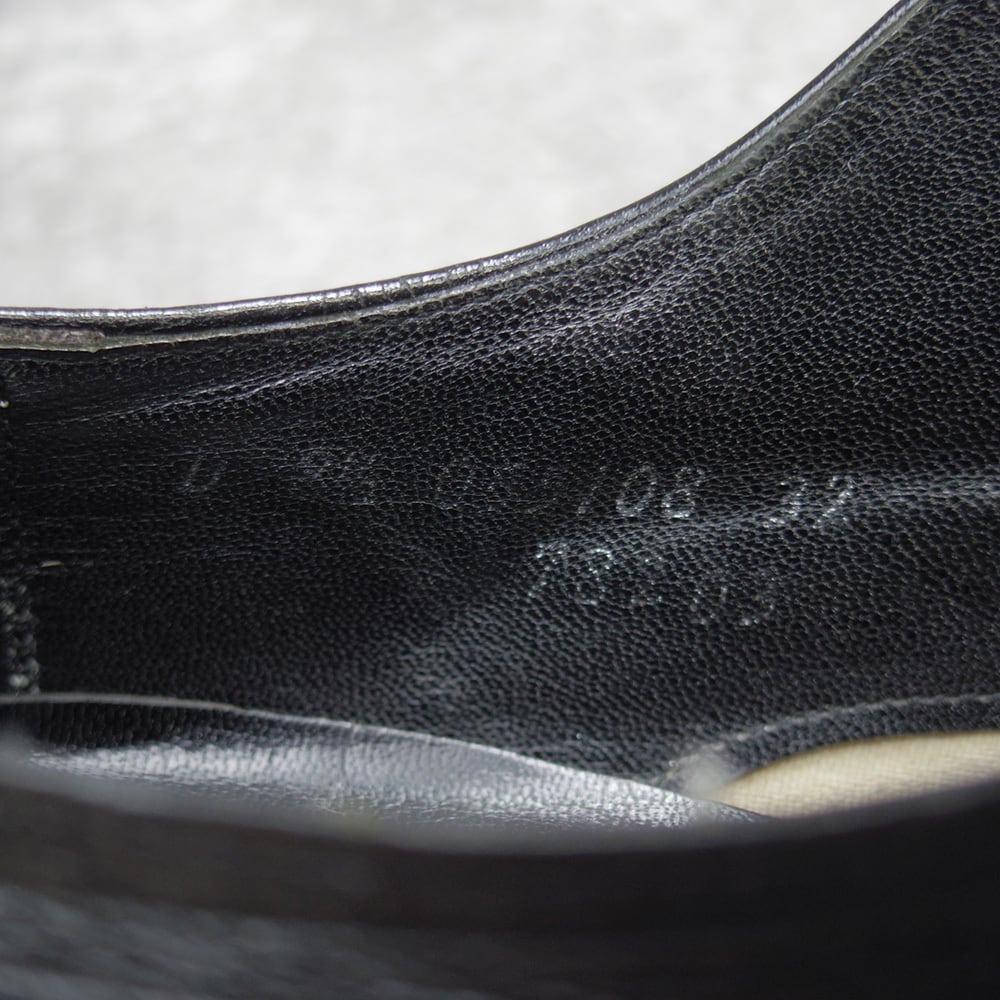 70s 26.5㎝ John Mchale ジョンマクヘイル プレーントゥ 革靴 ブラック P1663 | armee