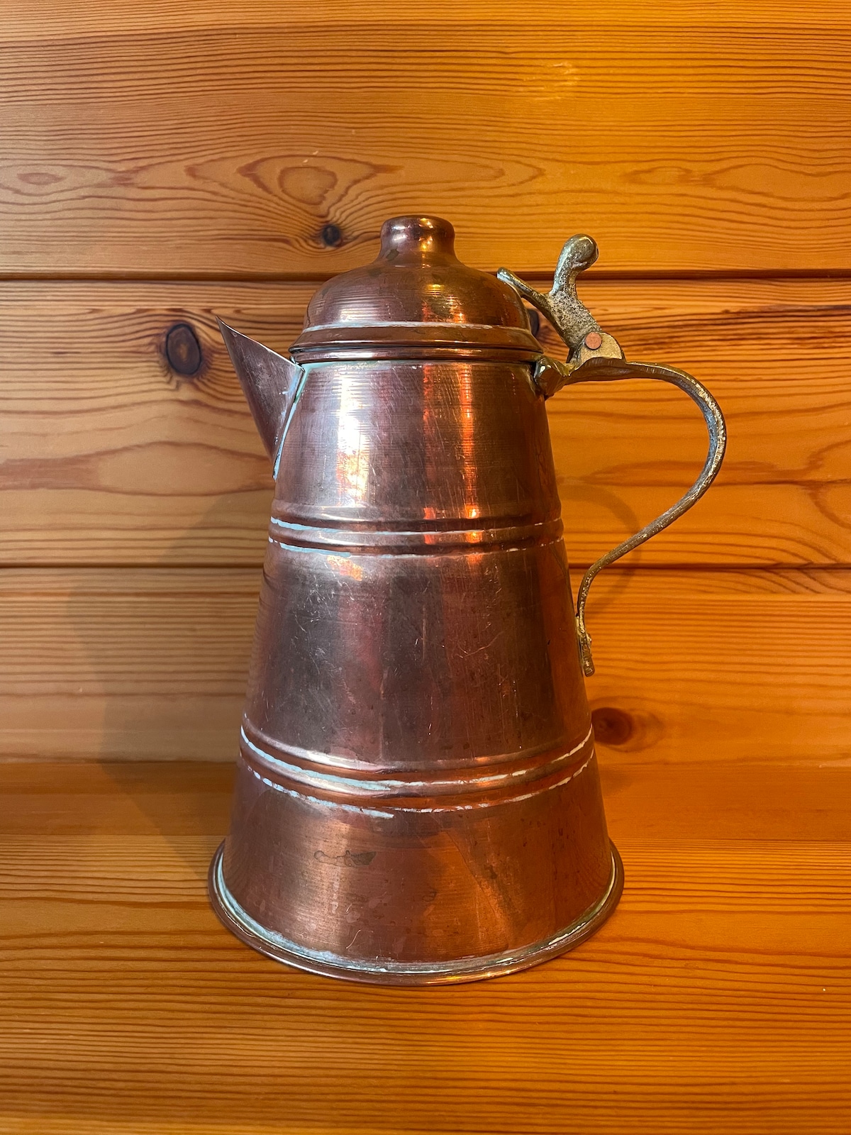 Vintage Copper Hot Water Jug Or Coffee Pot | awesome vintagegear オールド ...
