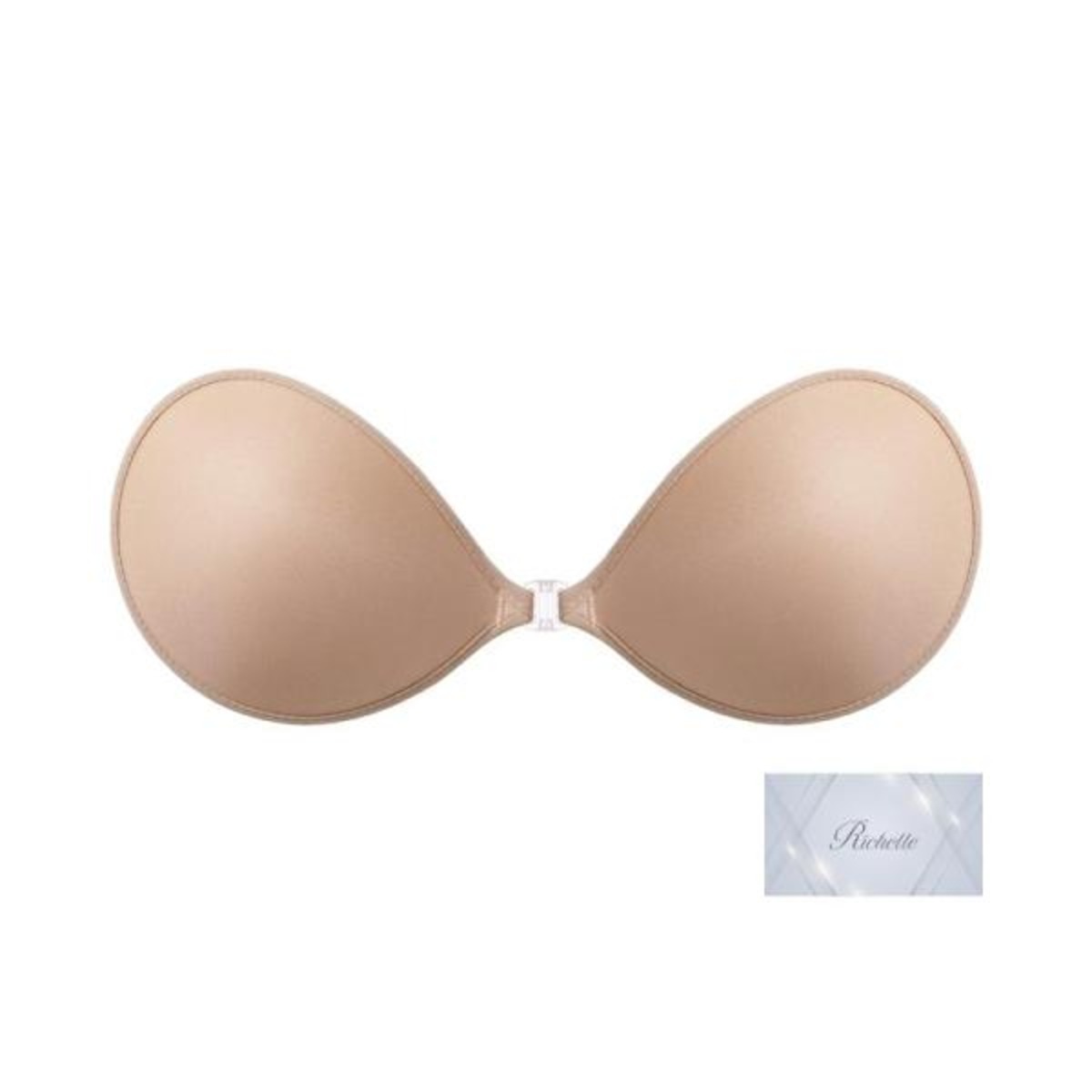 Richelle リシェル | ノンワイヤー ストラップレス バックレスブラ エアマテリアル (LL, ミスティローズ/2.0cm厚)1 | hero01