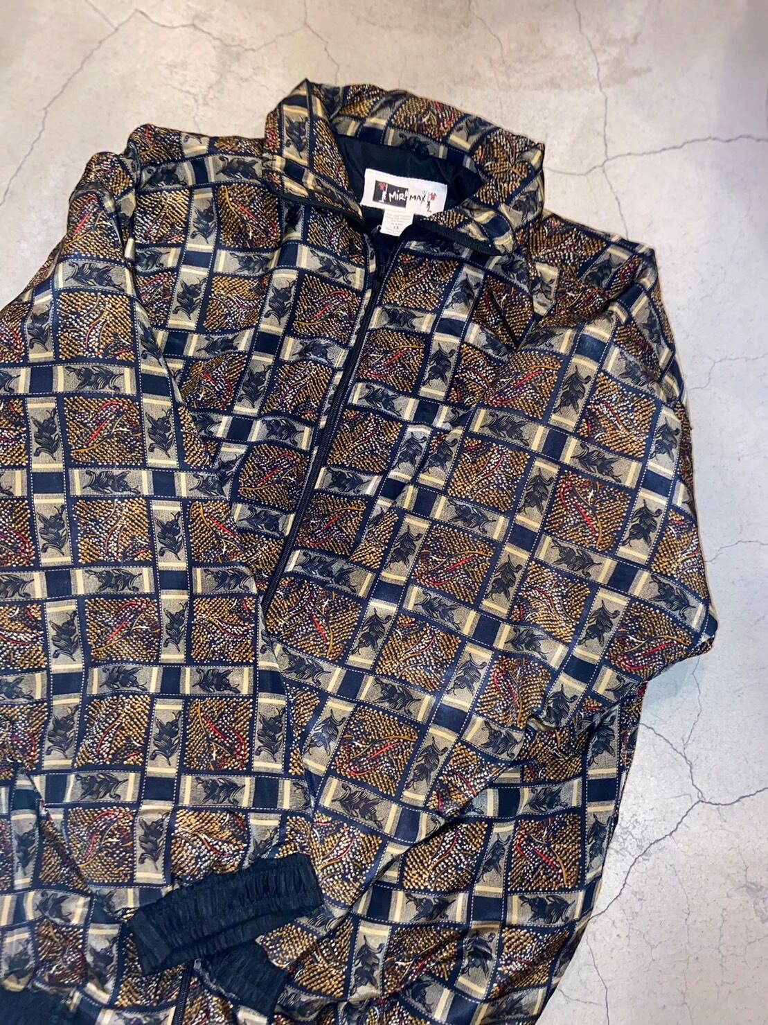MIRA MAX Botanical Check Pattern Jacket 048 | Pay ID