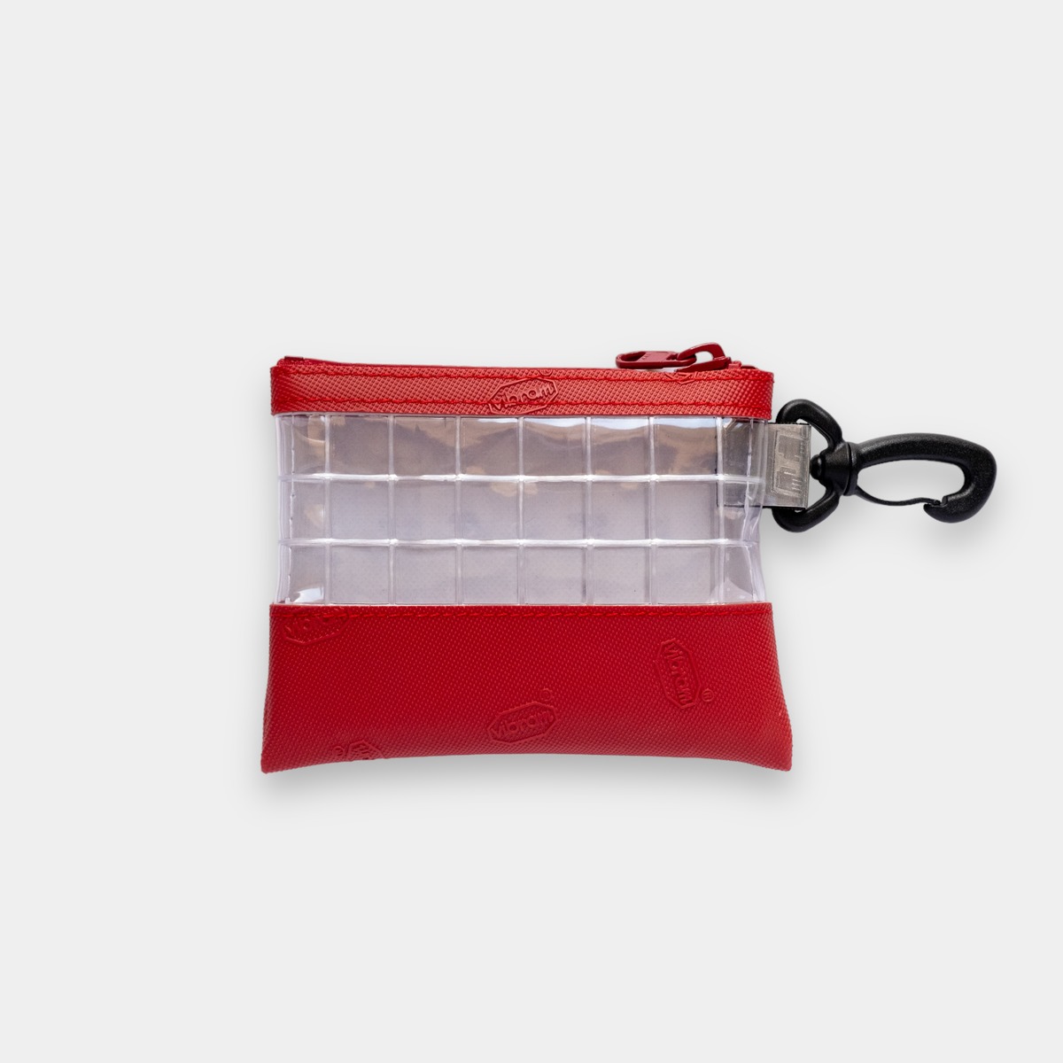 vibram coin case（red×clear） | THISWAY