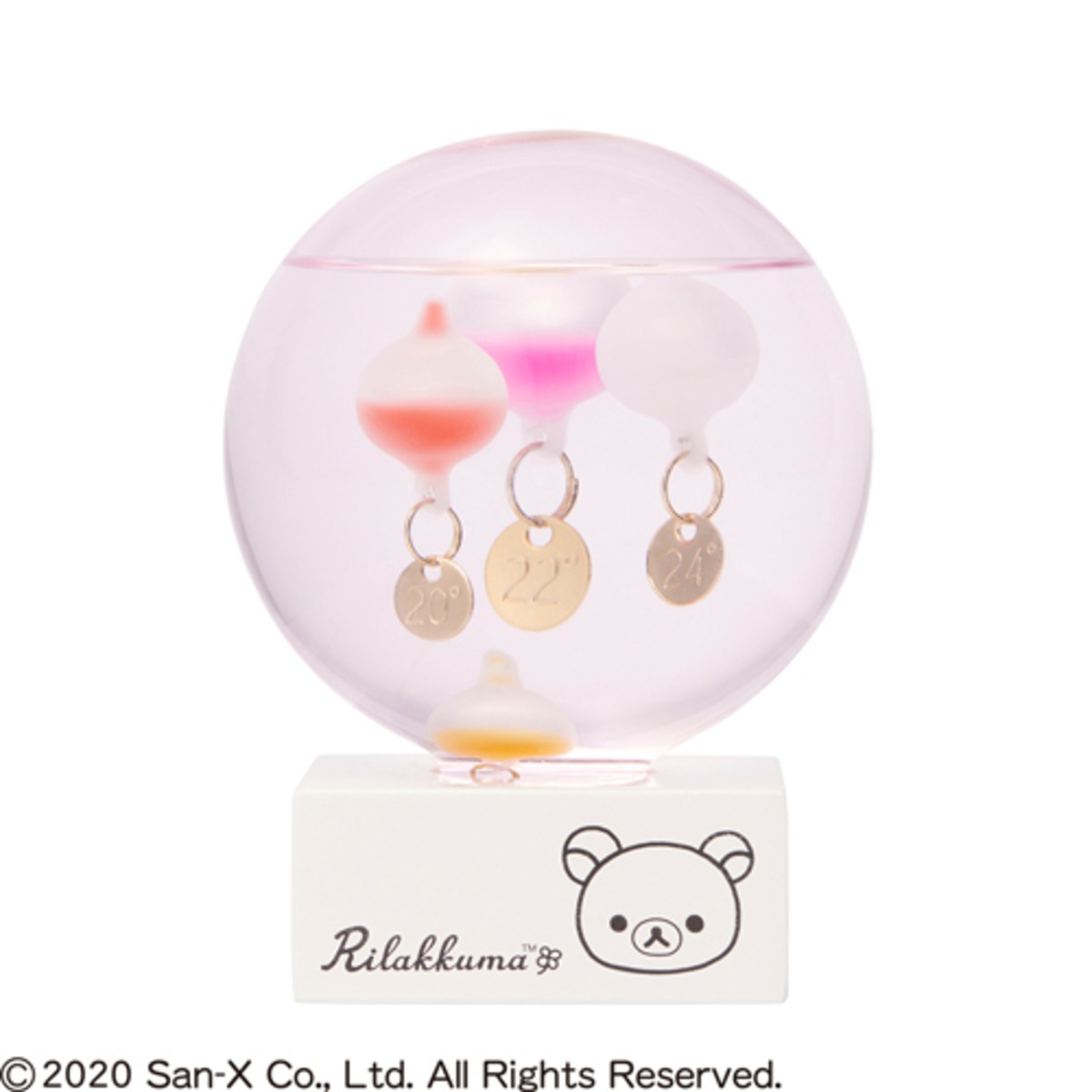 リラックマ【Fun Science】ガラスフロート温度計 ドーム | interior7