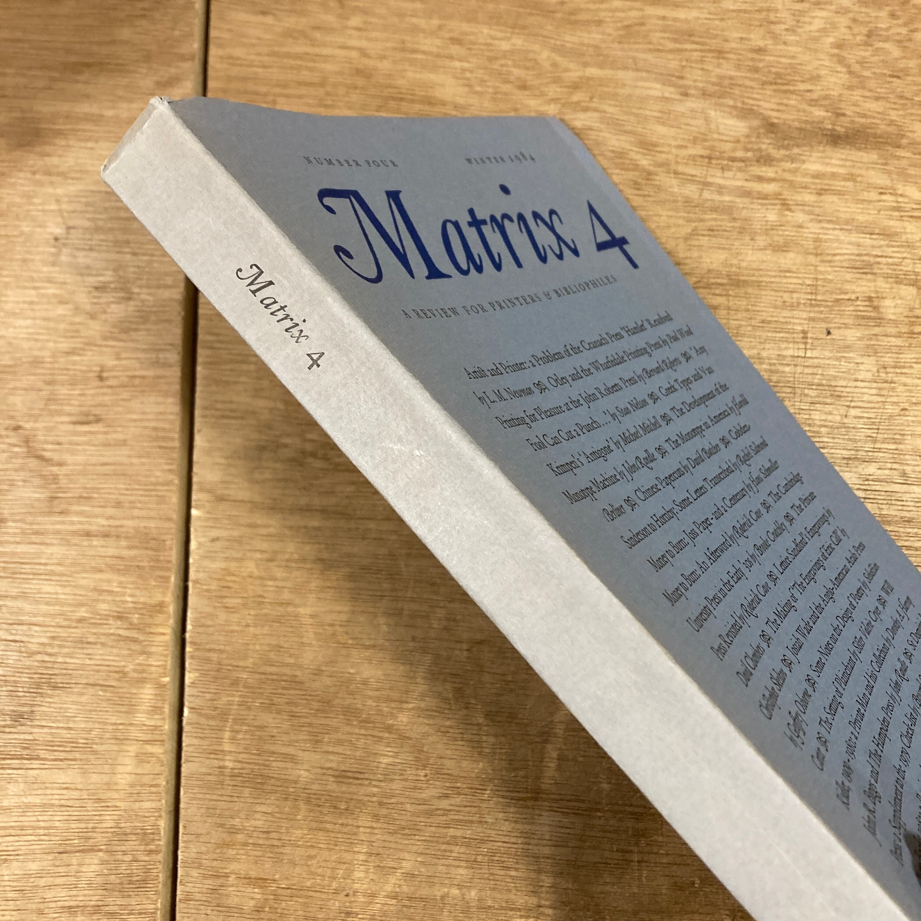 Matrix #4 / John and Rosalind Randle [ Number Four Winter 1984: A ...