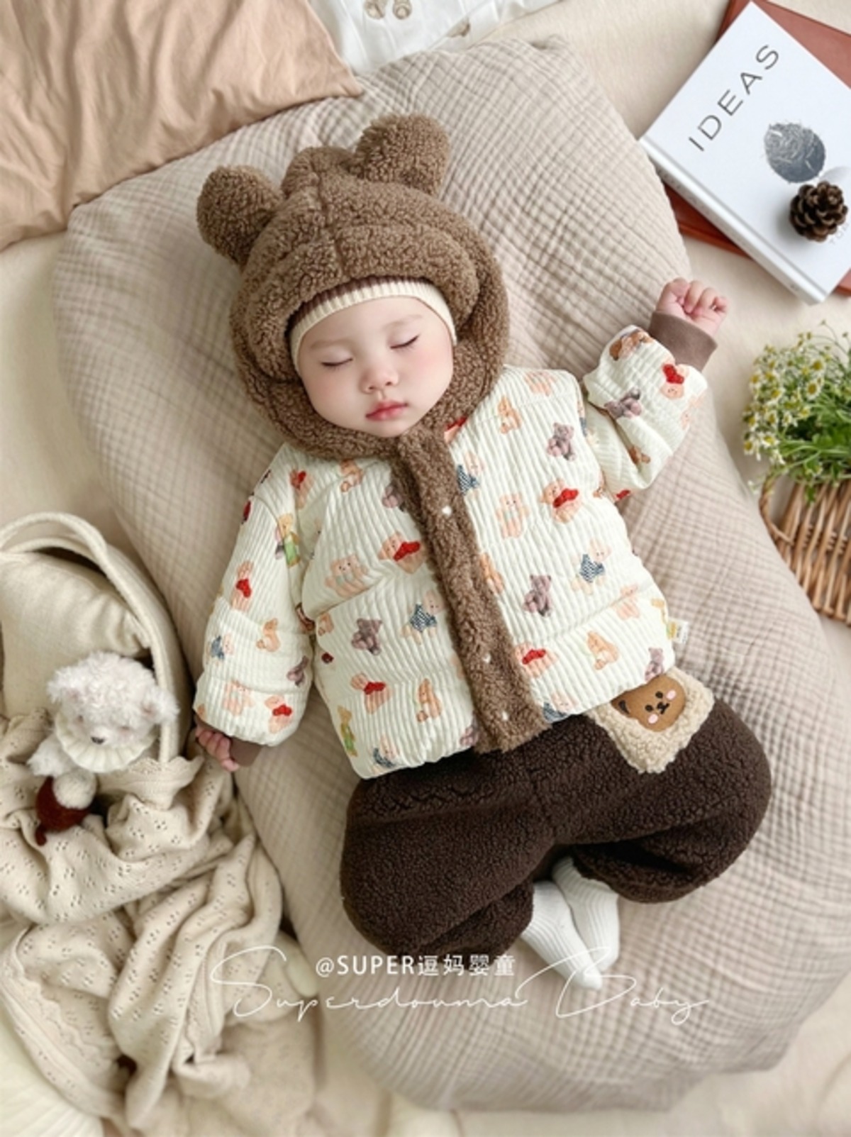 くまさん耳もこもこアウター | chouchoubear