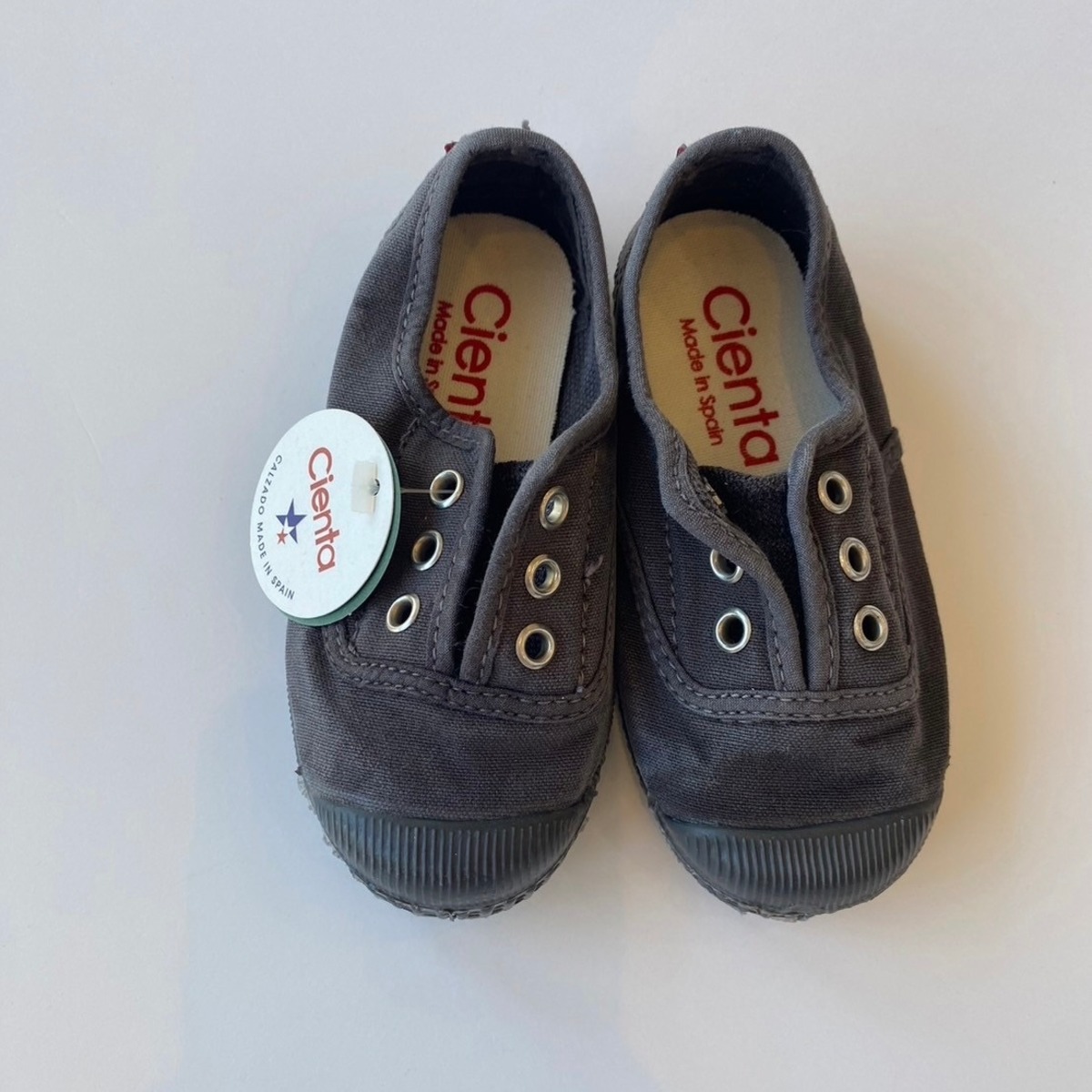 cienta deck shoes black (ムラ染め) | R+