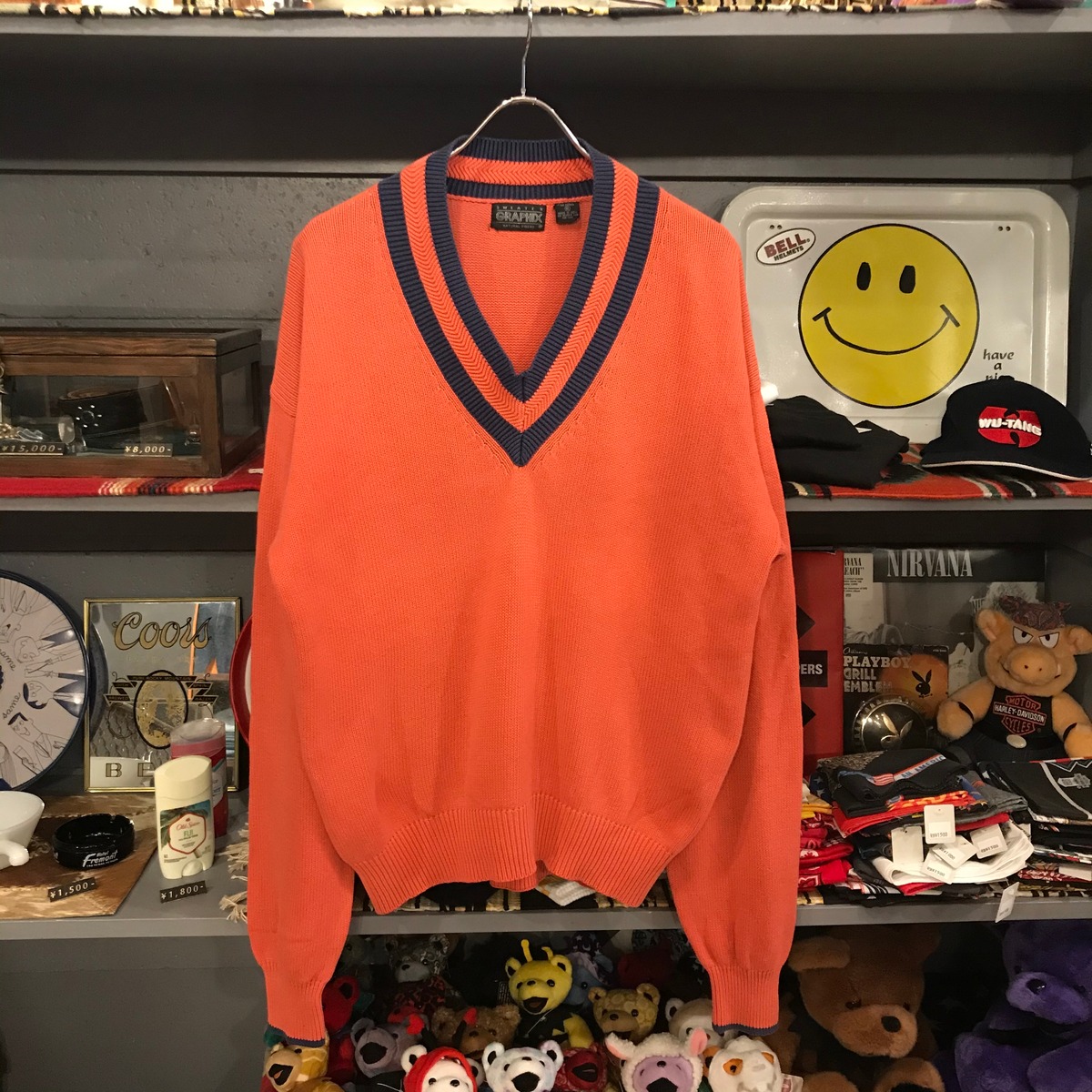 GRAPHIX Cotton Tilden Knit Sweater | VOSTOK