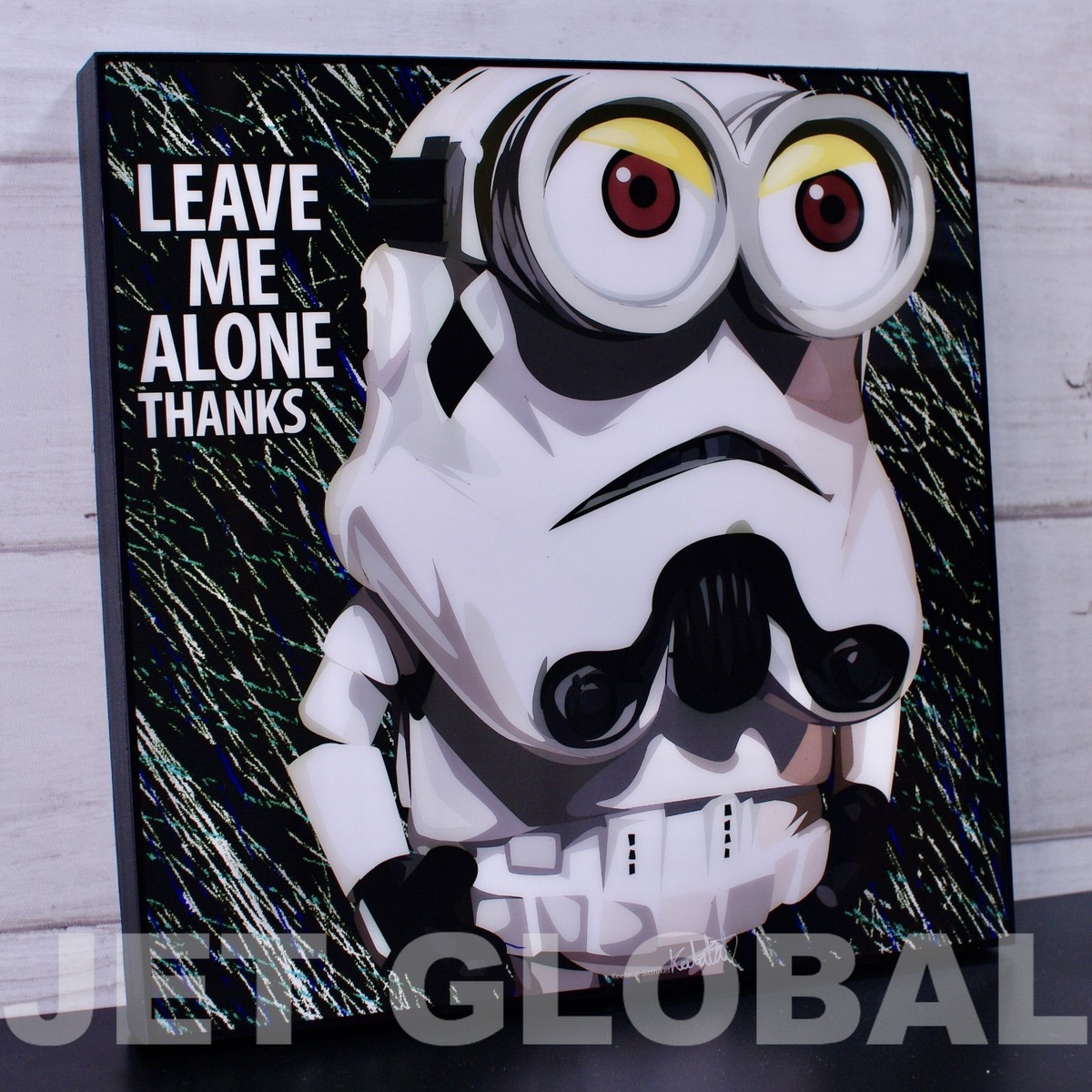 ミニオンズ/ MINION VER.6/STORM / Lサイズ 52cm / PAPA_DE0006 | ポップアートパネル・フレーム公式 ...