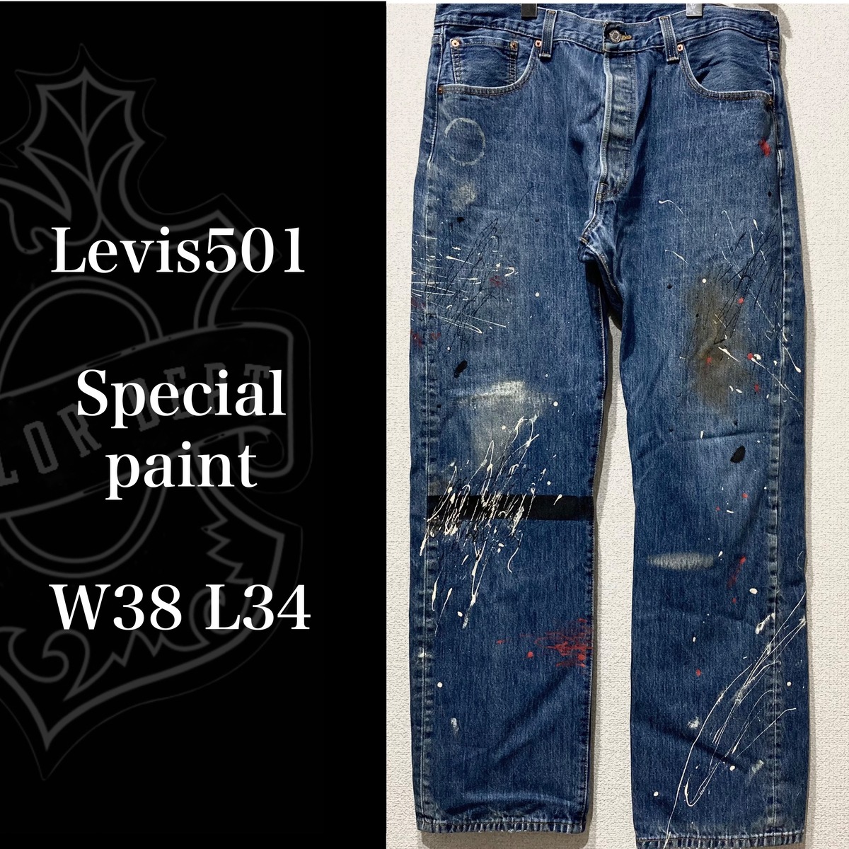 Levi's501 Special paint W38 L34 | tailor_dept