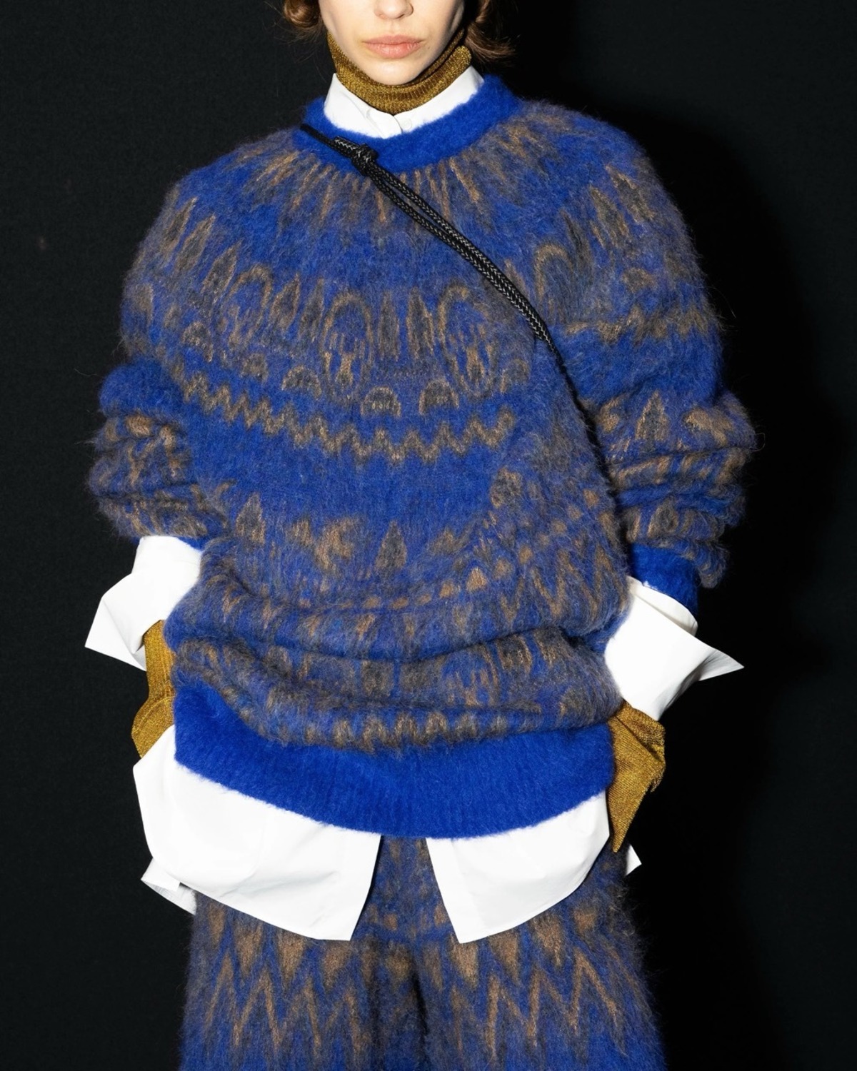 ANTEPRIMA x IZUMI KATO Fair Isle Spazzolato Sweater | PERROTIN STORE TOKYO