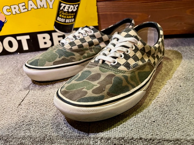 USA企画 VANS VAN DOREN ERA "CAMO/CHECKER" 26.5cm | USED SNEAKERS KAI