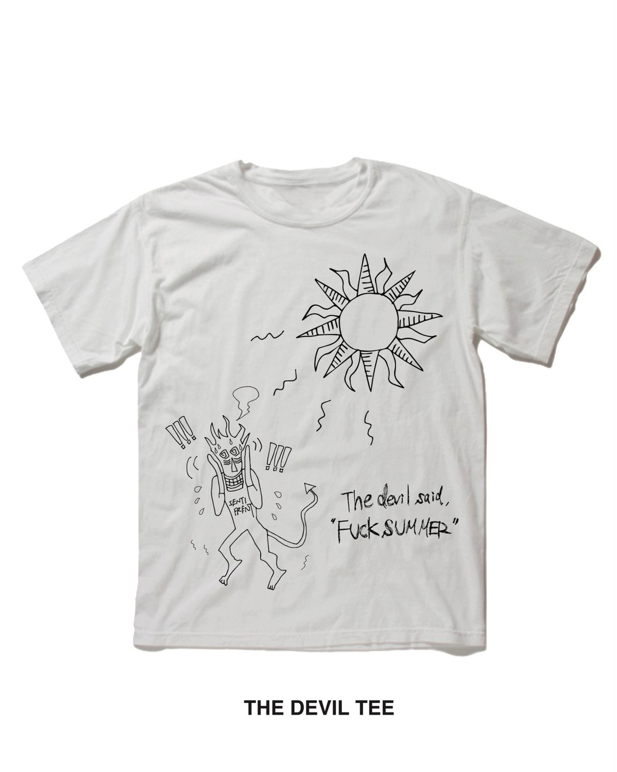 THE DEVIL TEE（White） | SENTIFRENT
