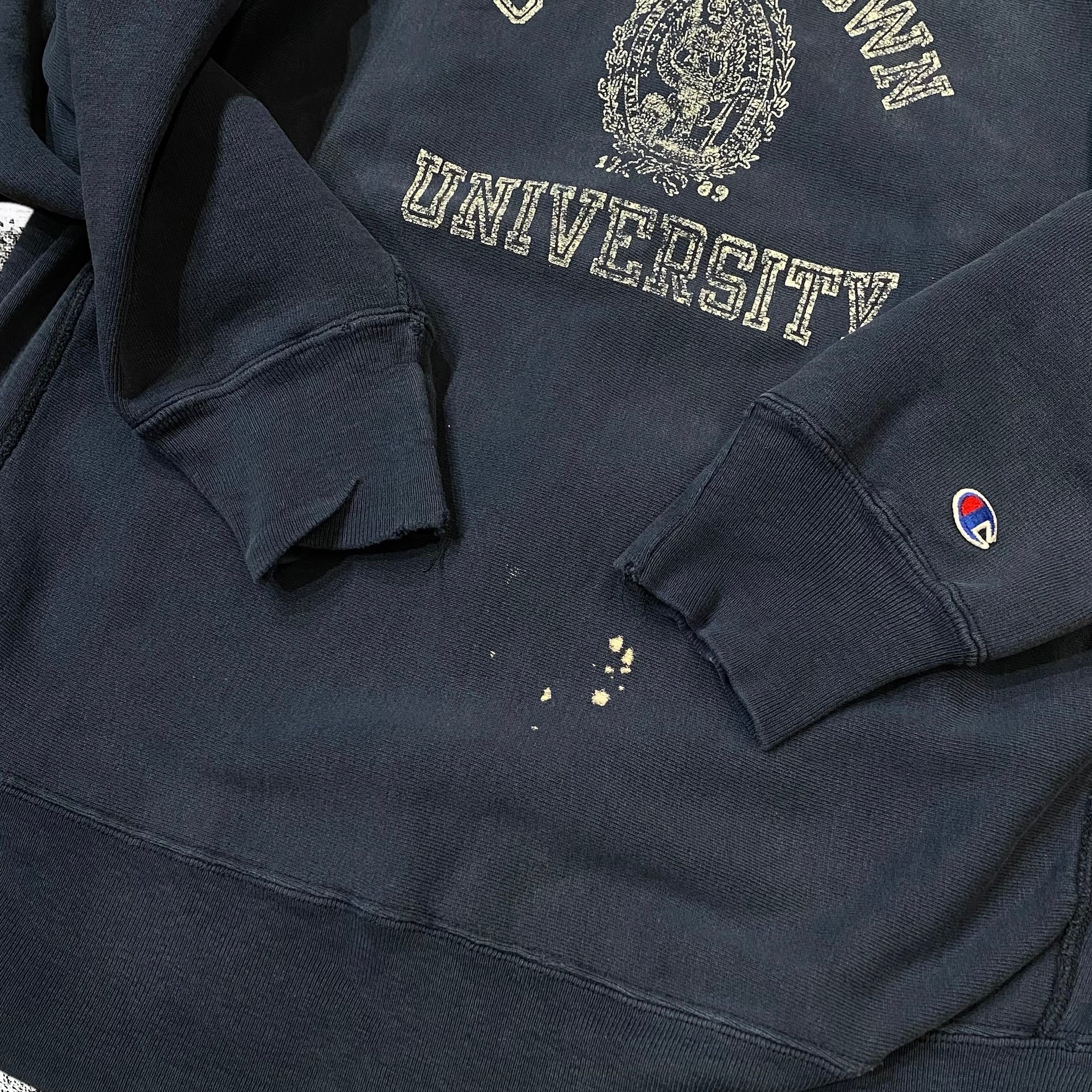 80s Champion カレッジ 3段 GEORGETOWN REVERSE WEAVE XL 80s Champion カレッジ 3段 GEORGETOWN REVERSE WEAVE XL