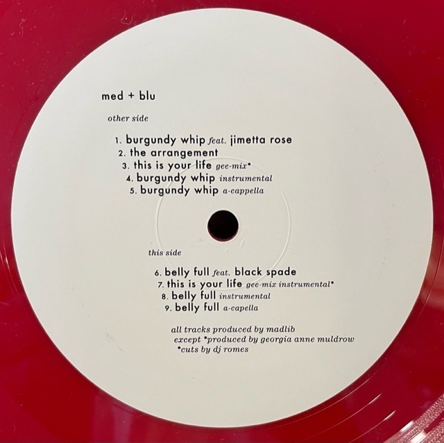 MED + Blu "The Burgundy" MINI EP 12" | EAD RECORD