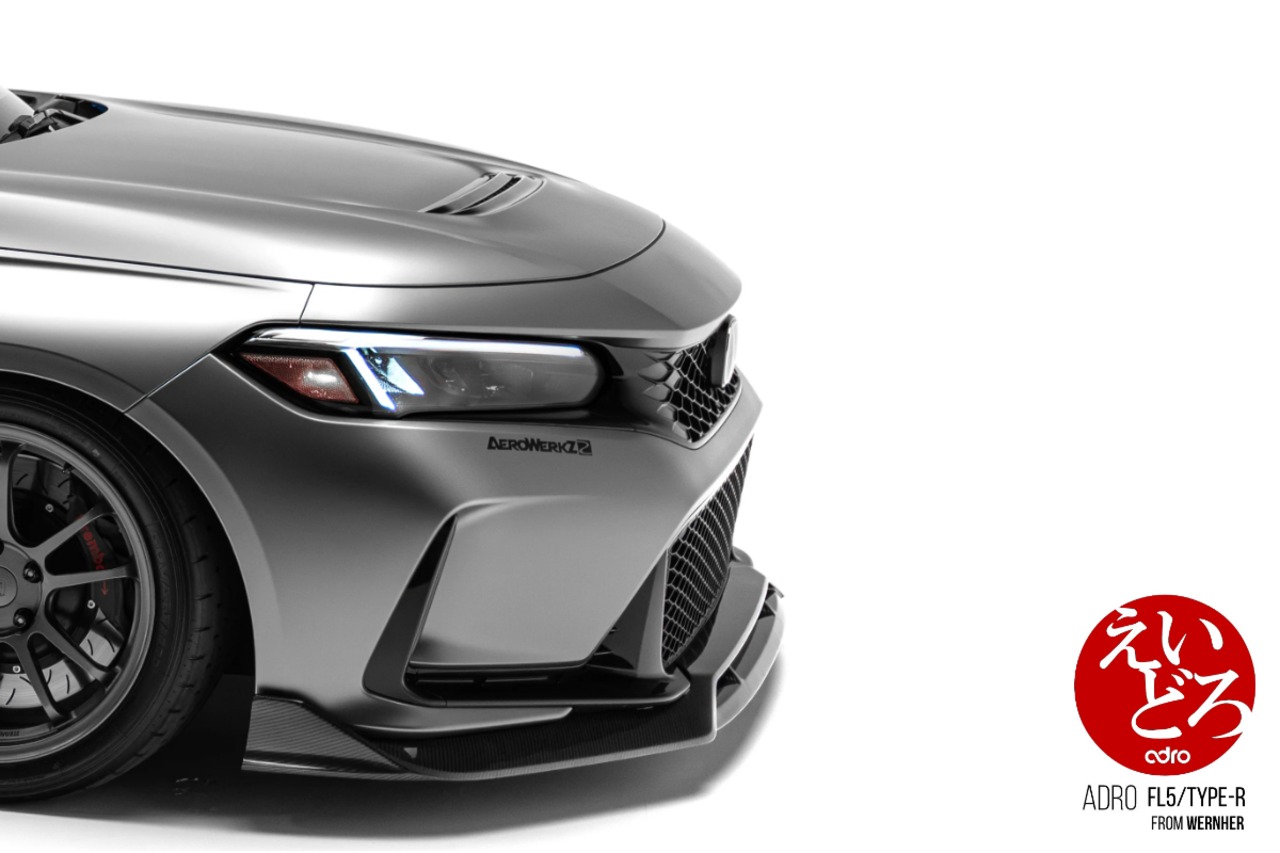 ADRO(エイドロ）FL5シビックタイプR用カーボンフロントリップスポイラー単品＜正規輸入品＞ | WERNHER WEB SHOP