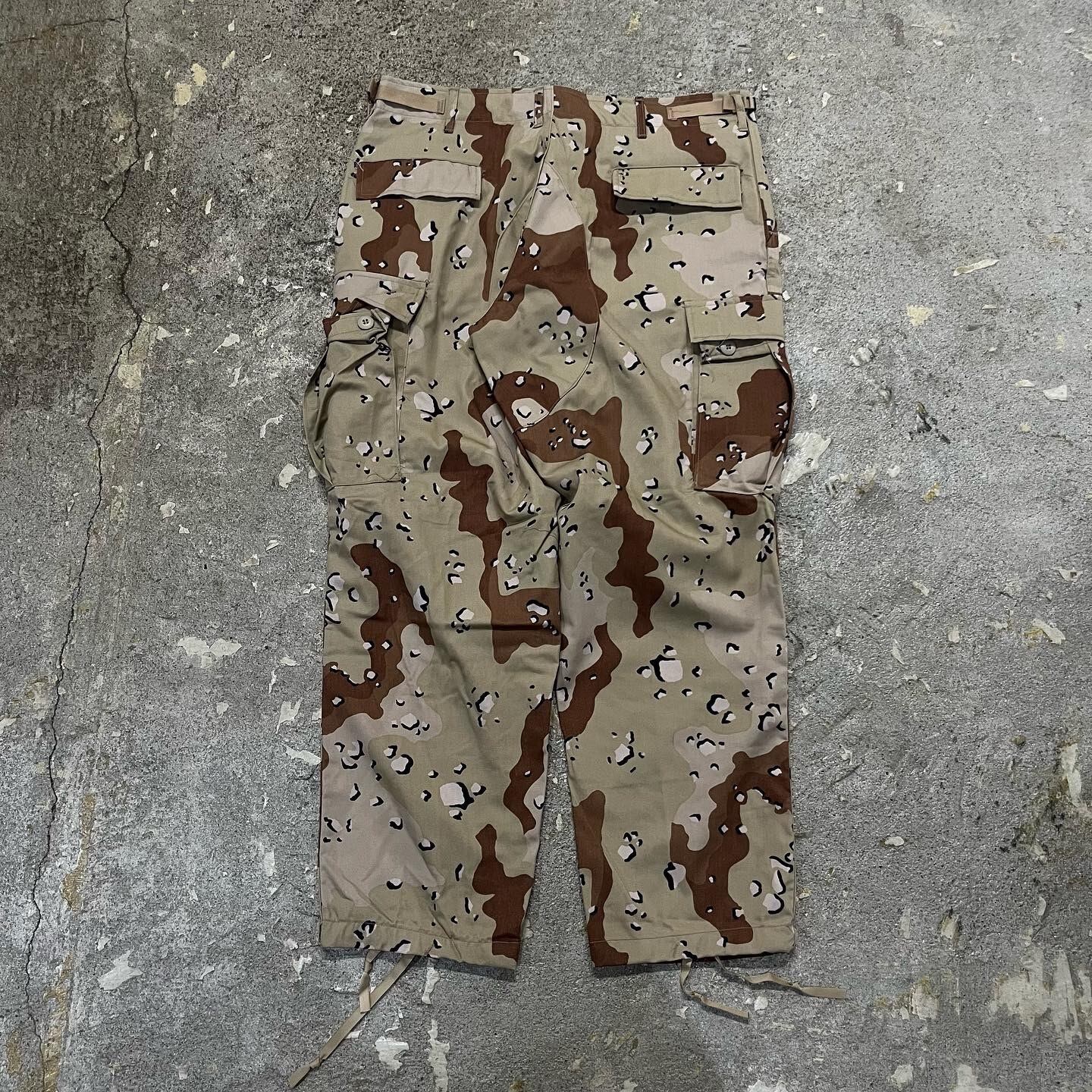Dead Stock!!83s US ARMY BDU chocolate chip camouflage cargo pants ...