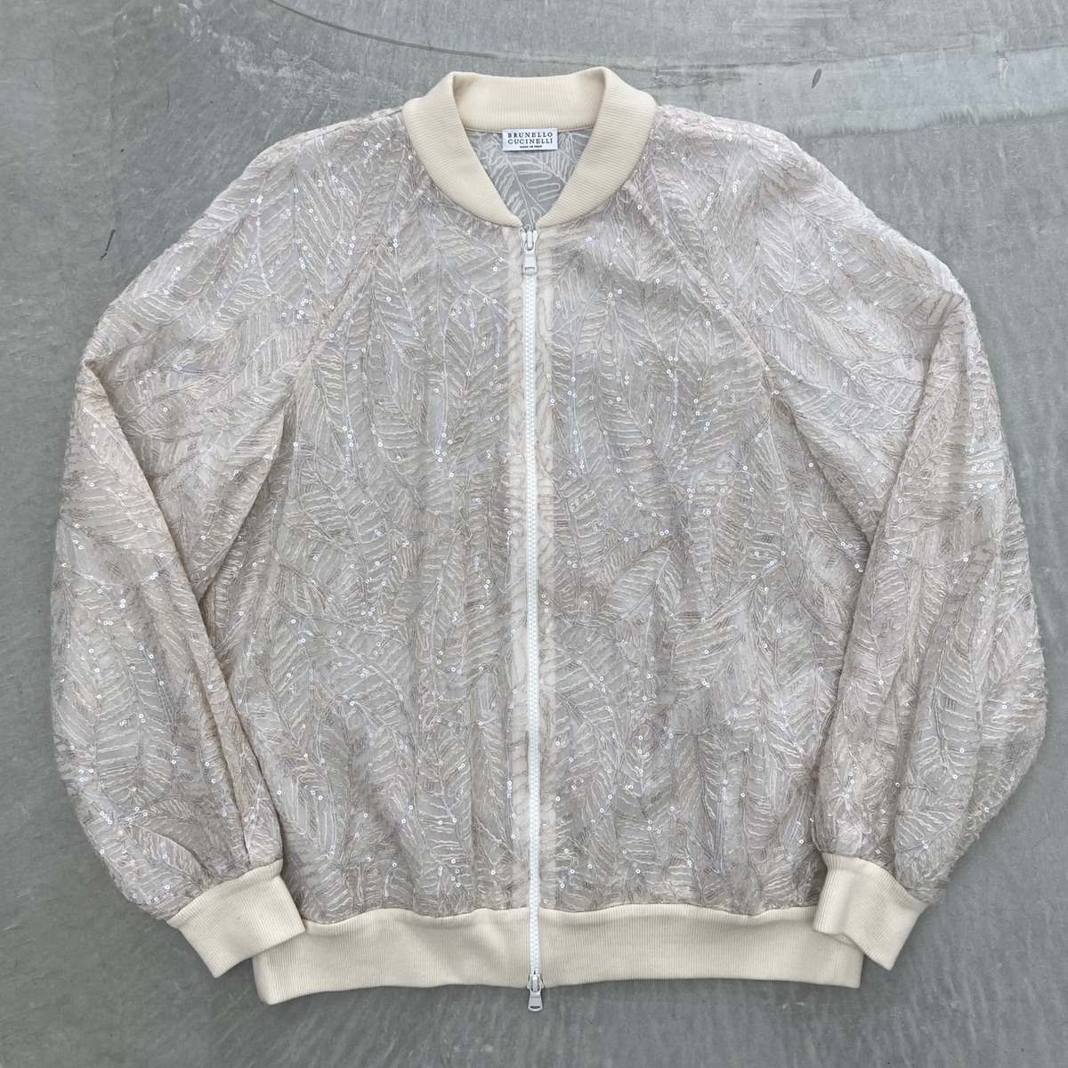 BRUNELLO CUCINELLI Silk zip-up blouson | ASSET VINTAGE アセットヴィンテージ