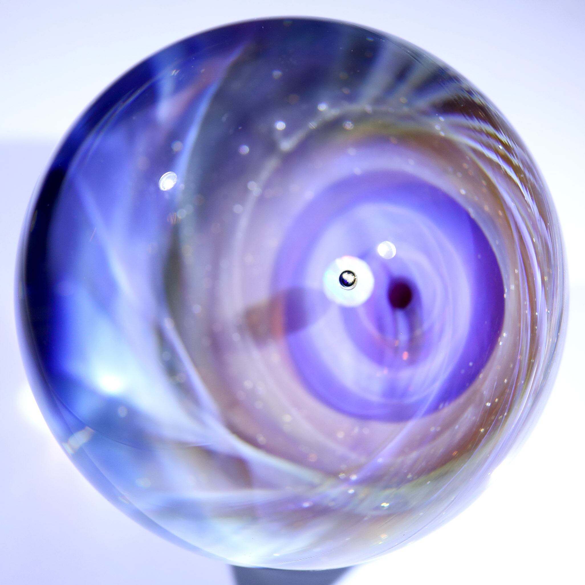 55mm Galaxy Glass Marble 金(24K)の粒宇宙ガラスマーブル - オブジェ no.M107 | Star Safari ...