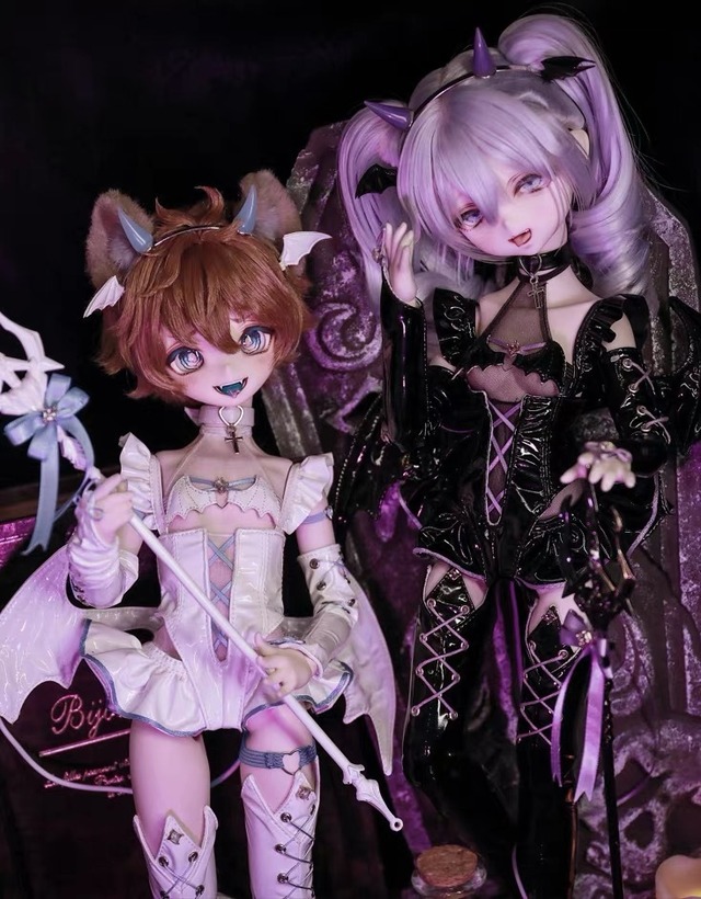 衣装セット！小悪魔 女の子 洋服 服 BJD 球体関節人形 1/4 MDD MSD KUMAKO SHOUSHOUDOLL IMOMODOLL OUTFIT DOLL 1/6 YOSD 幼SD ...