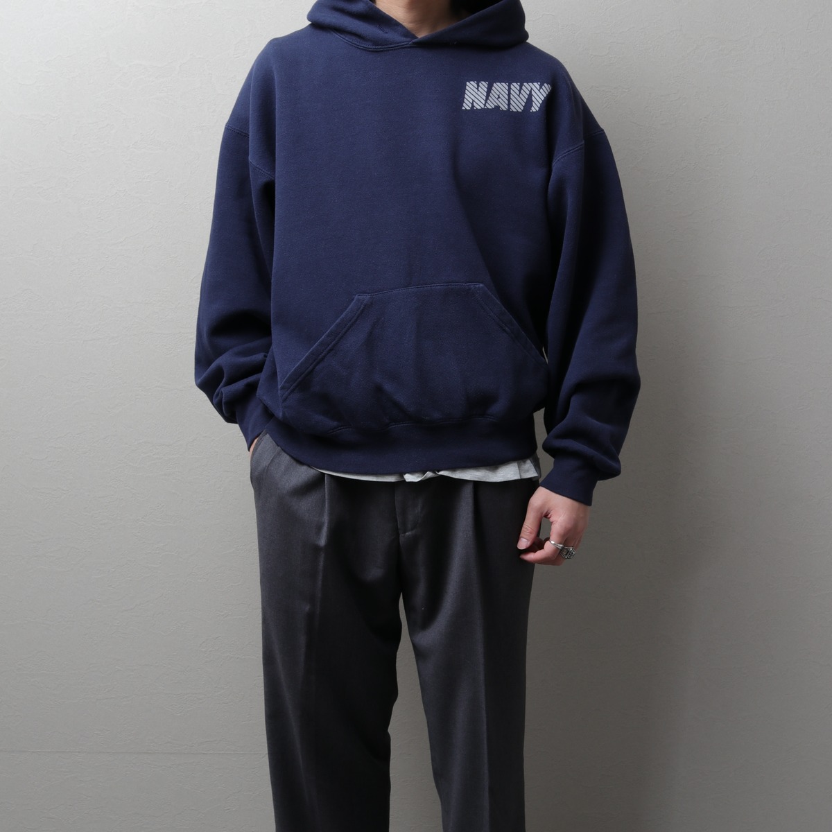 US NAVY Training Sweat Hoodie "made in USA" 141290 | ulc vintage [used ...