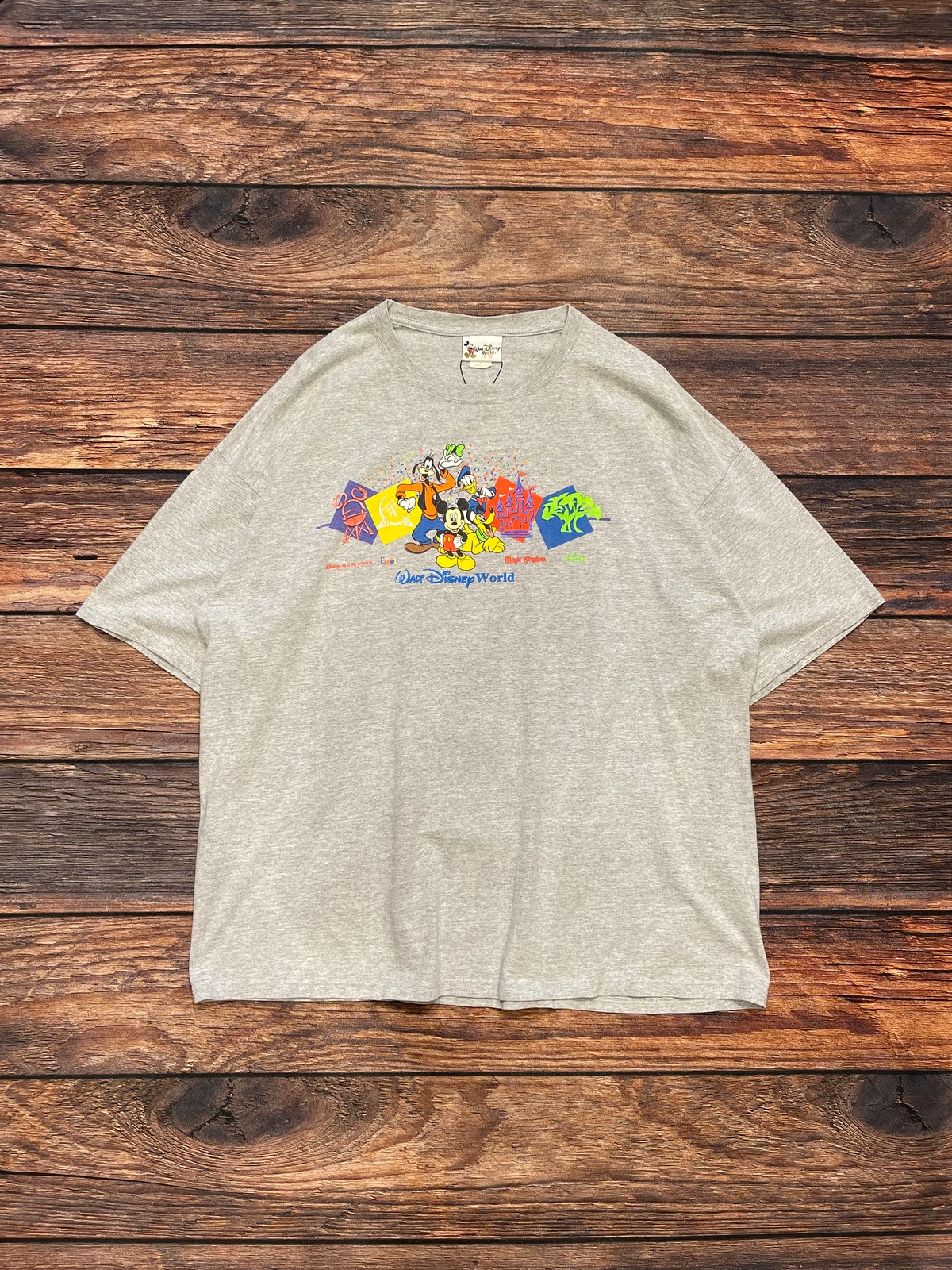 Walt Disney World 】90‘s USA製 ディズニー テーマパーク キャラクターTシャツ | 古着屋DIGDIG