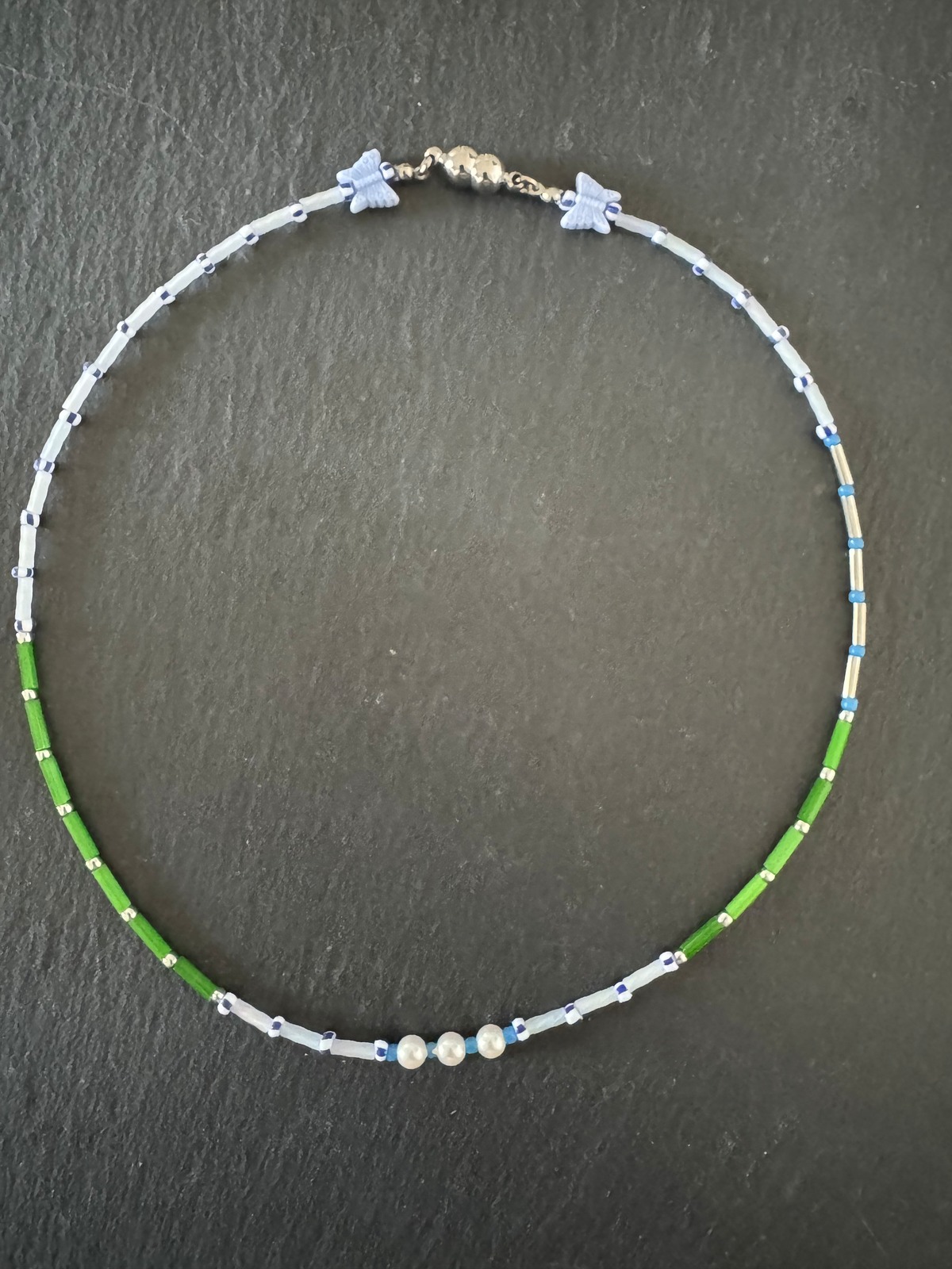 Vintage pearl choker 2 | chonchonhi