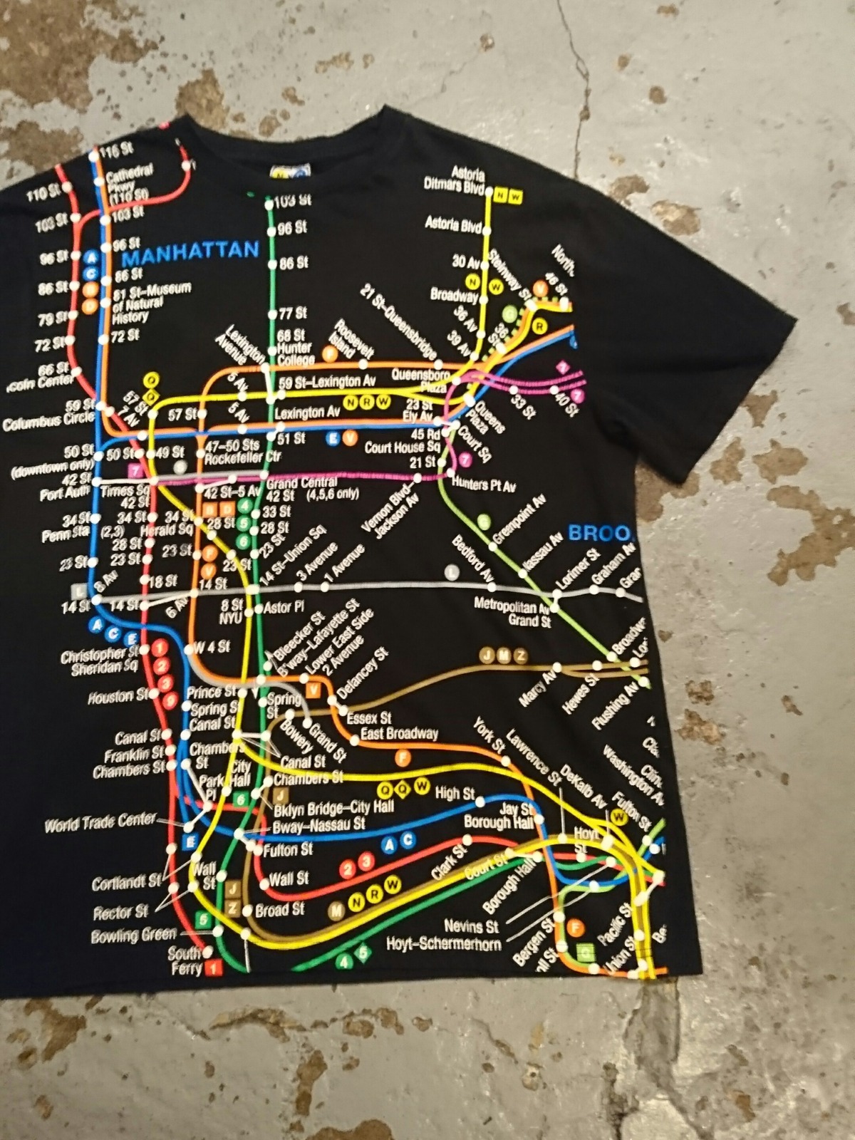 90s "NYC SUBWAY" TEE | BOW & ARROW WEB STORE