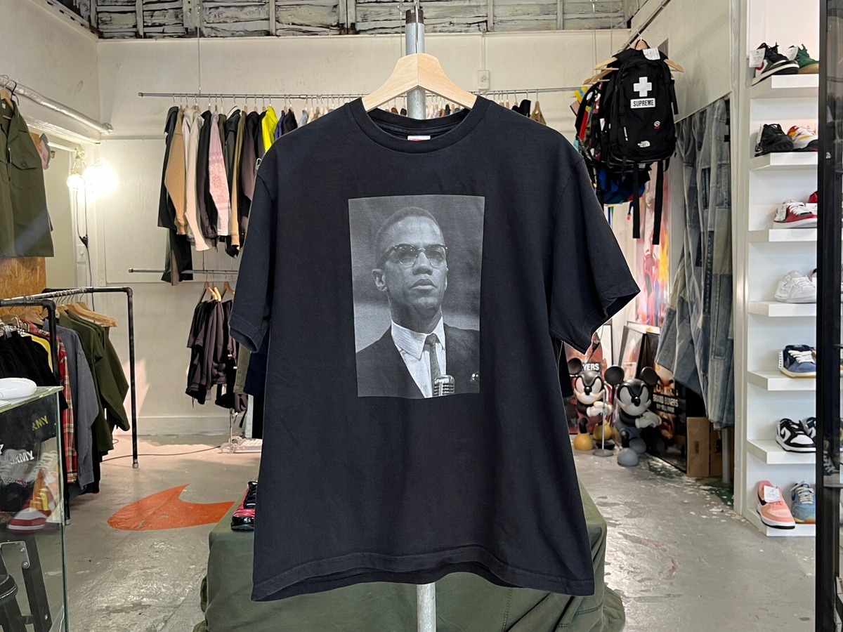 Supreme × ROY DECARAVA MALCOM X TEE BLACK MEDIUM 97822 | BRAND BUYERS OSAKA