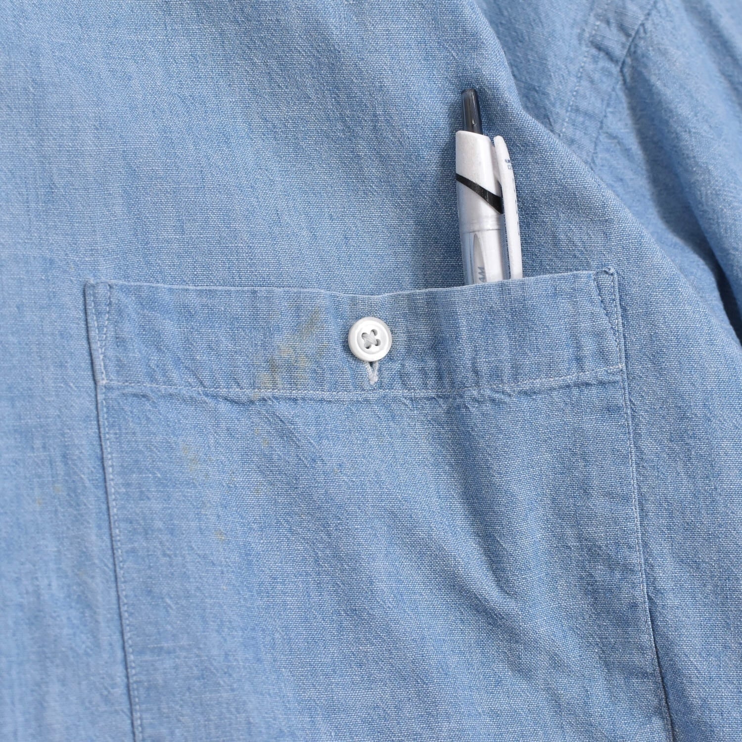80s USA CHAPS RALPH LAUREN chambray shirt | 古着屋 grin days 80s USA CHAPS RALPH LAUREN chambray shirt | 古着屋 grin days
