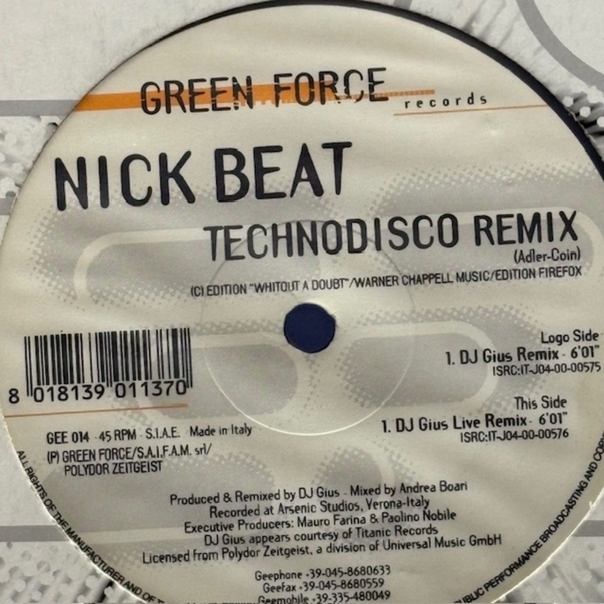 Nick Beat – Technodisco (Remix) YMR | KINGKONG
