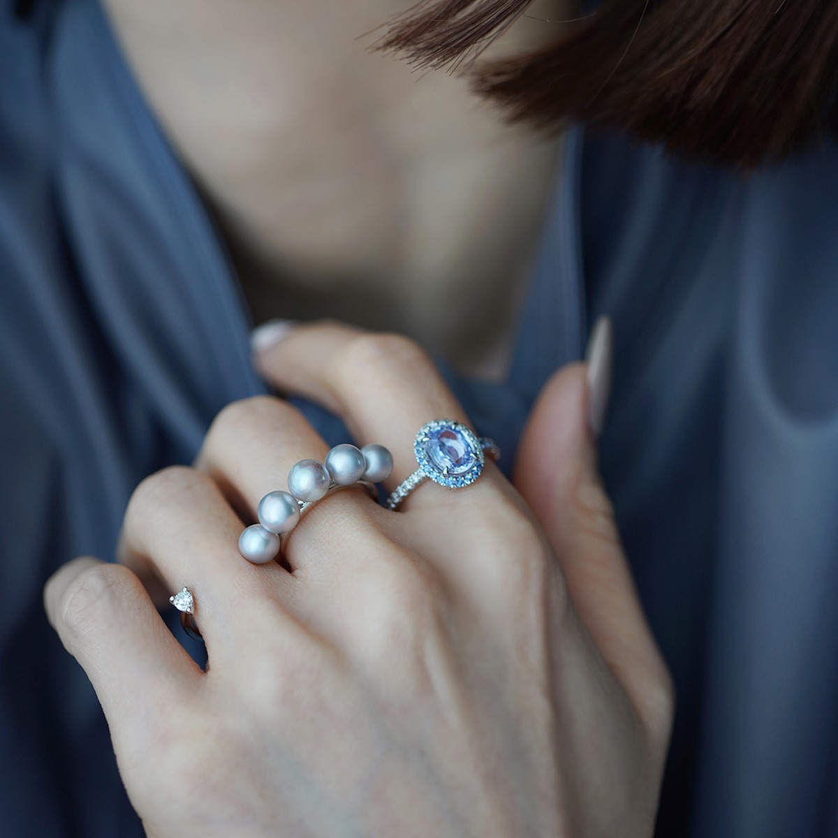 Serum Drop Ring | himari-jewelry online shop