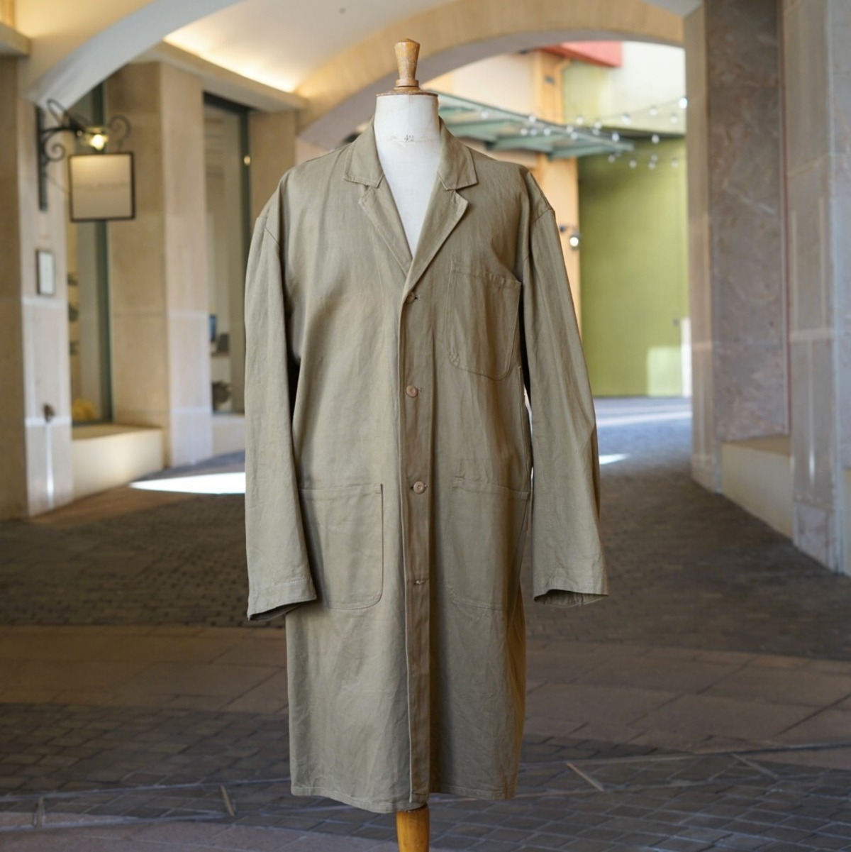 OLD COTTON WORK COAT | STRAYSHEEP ONLINE