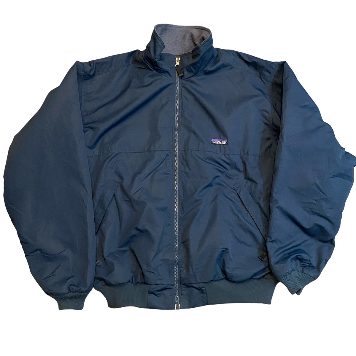 VINTAGE 90S PATAGONIA SHELL JACKET M NAVY | new&usedclothing MOTHEREARTH