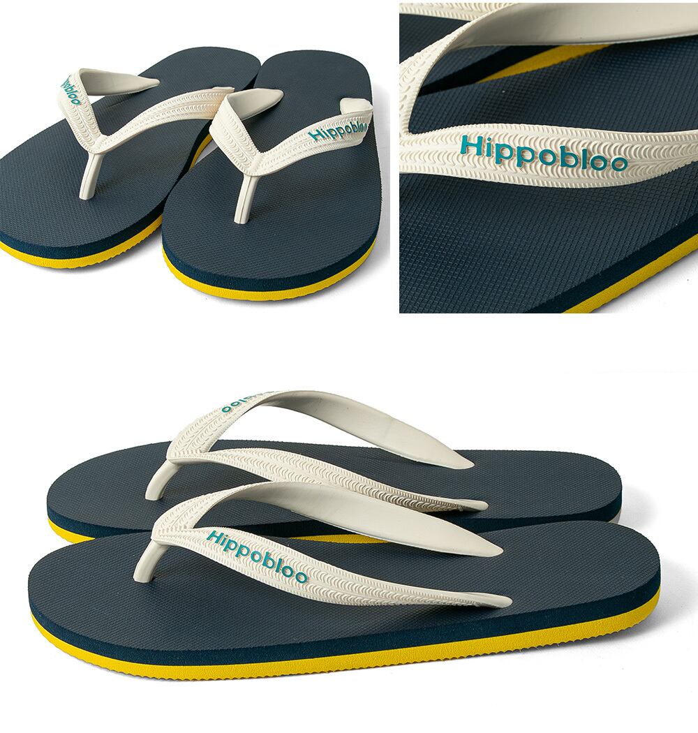 Hippobloo ヒッポブルー サンセット ナチュラルラバービーチサンダル 天然ゴム メンズ レディース | MAVAZI マバジ