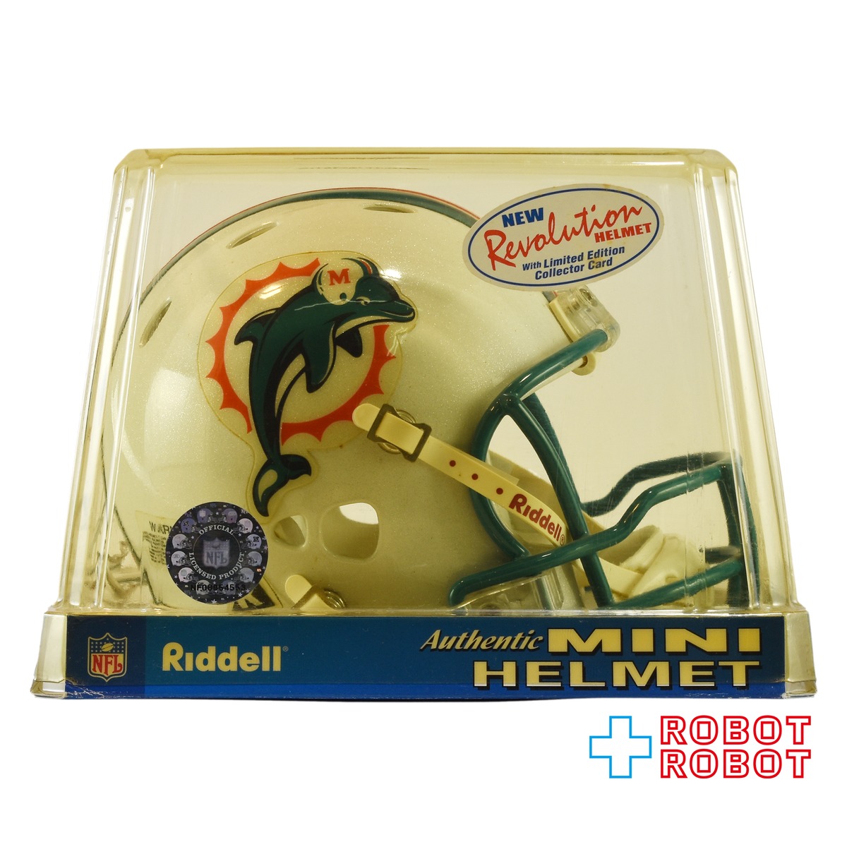 リデル社 NFL マイアミ・ドルフィンズ ミニチュアヘルメット Revolution限定版 | ROBOTROBOT