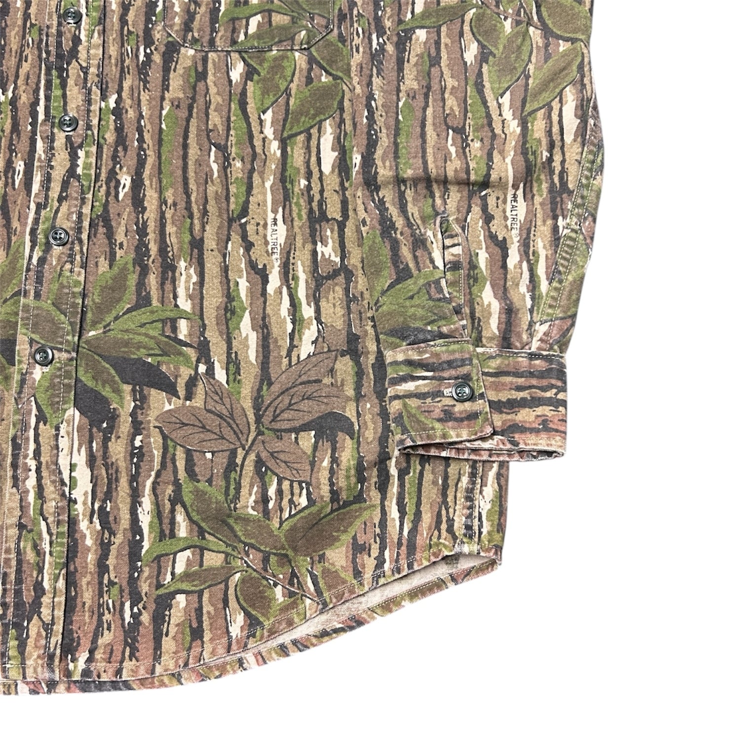 80's DEERSKIN real tree camo shirt | 古着屋 極楽家
