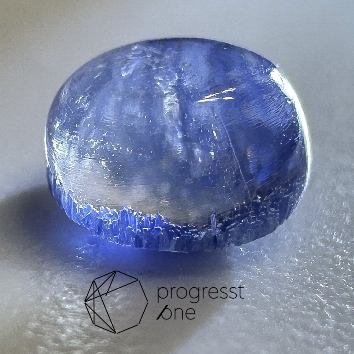 デュモルチェライトインクォーツ0.66ct | progresstone