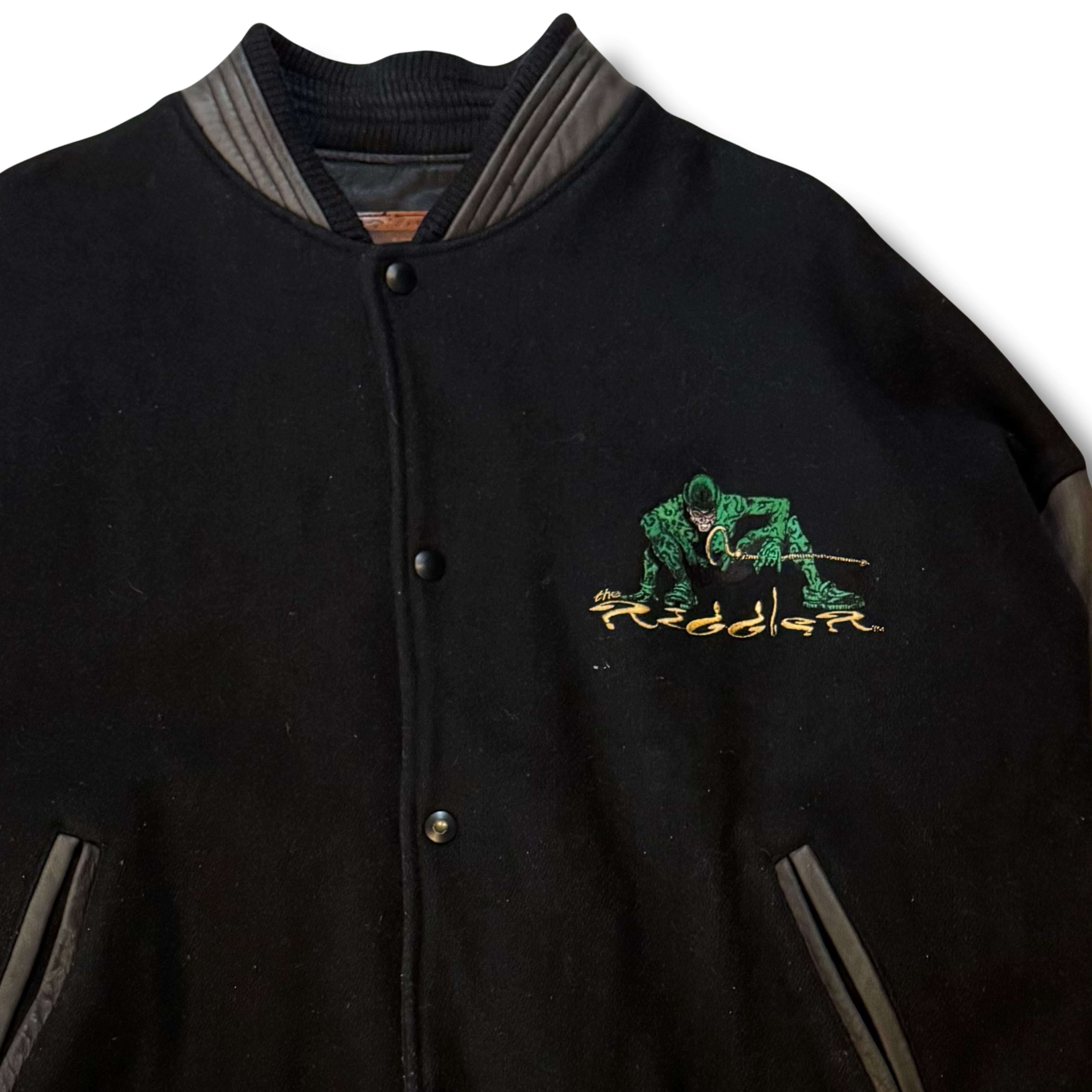 90s Batman Forever Stadium Jacket | RIDDLE clothing