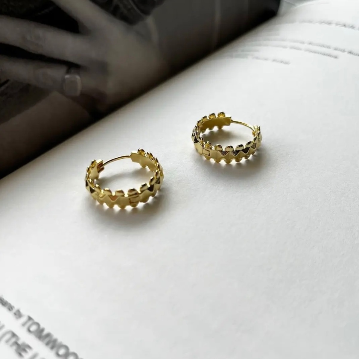 studs gold hoop pierce | doux
