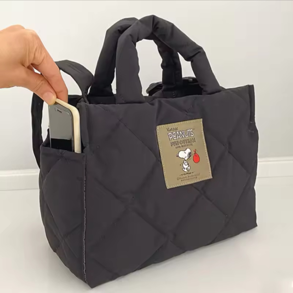 【ハンドバッグ】ROOTOTE ブラック スヌーピー | COCO ONLINE SHOP