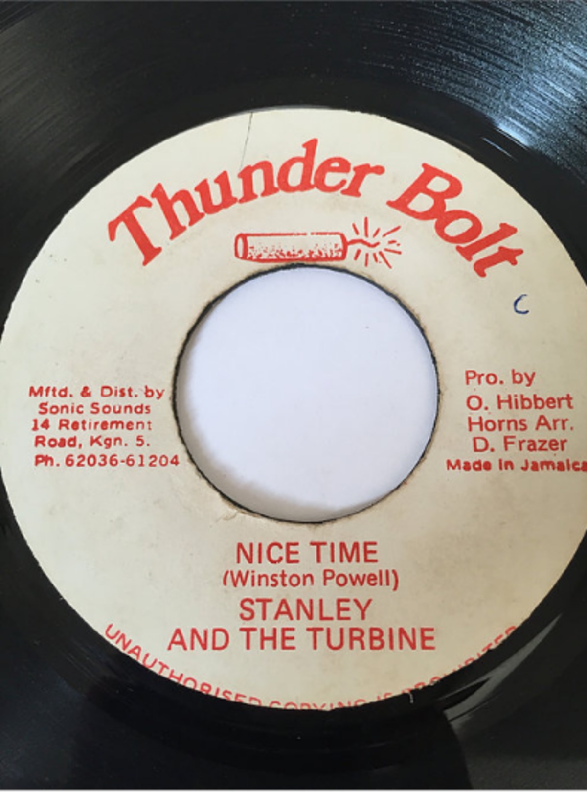 Stanley & The Turbine - Nice Time 【7'】 | Jamaican Soul