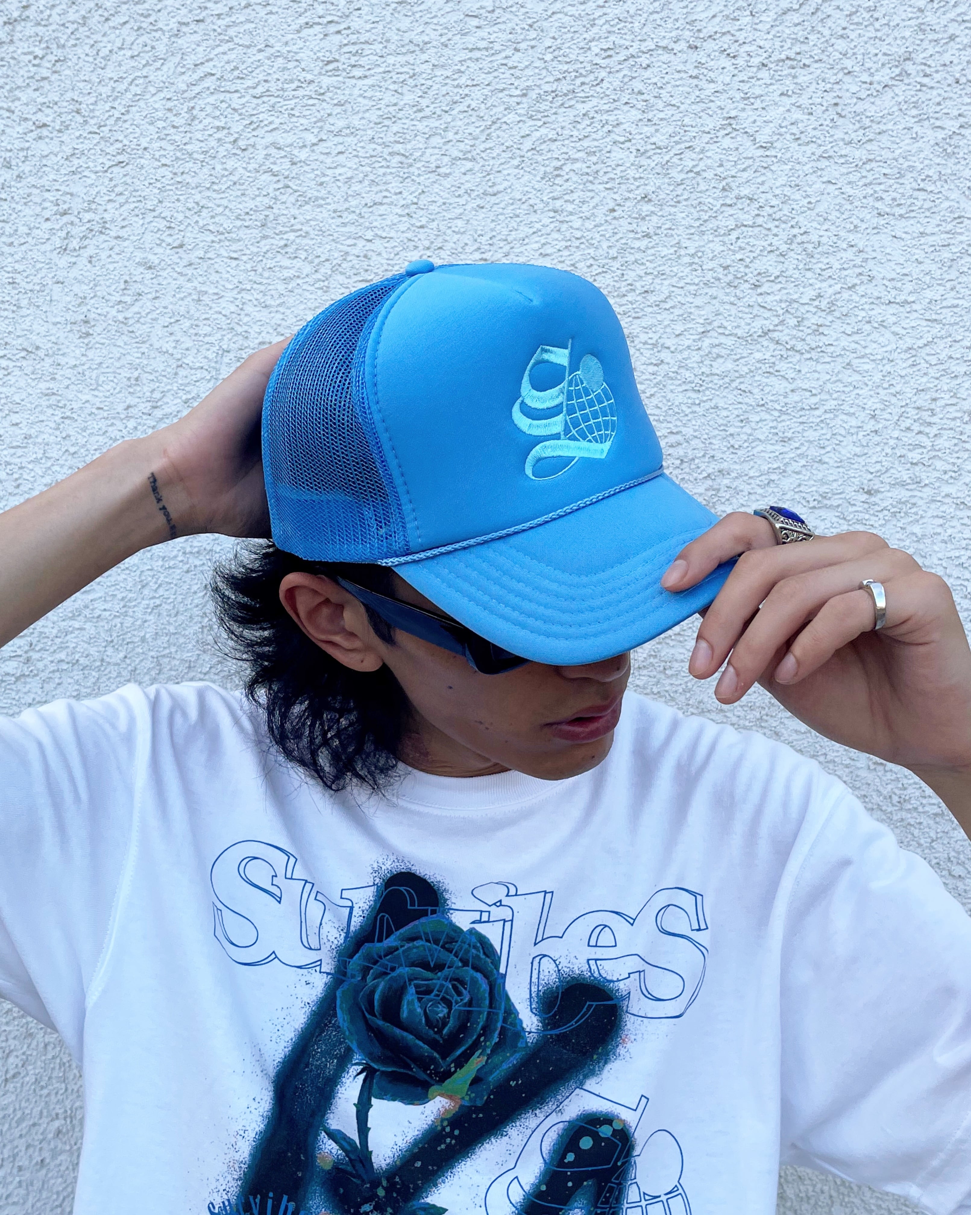 BIG S LOGO Mesh Cap Blue | SurvibeS