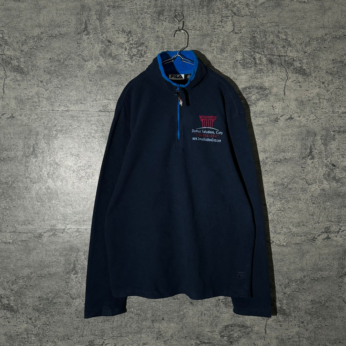 FILA/halfzip fleece/navy color/sizeL | Alter Ego